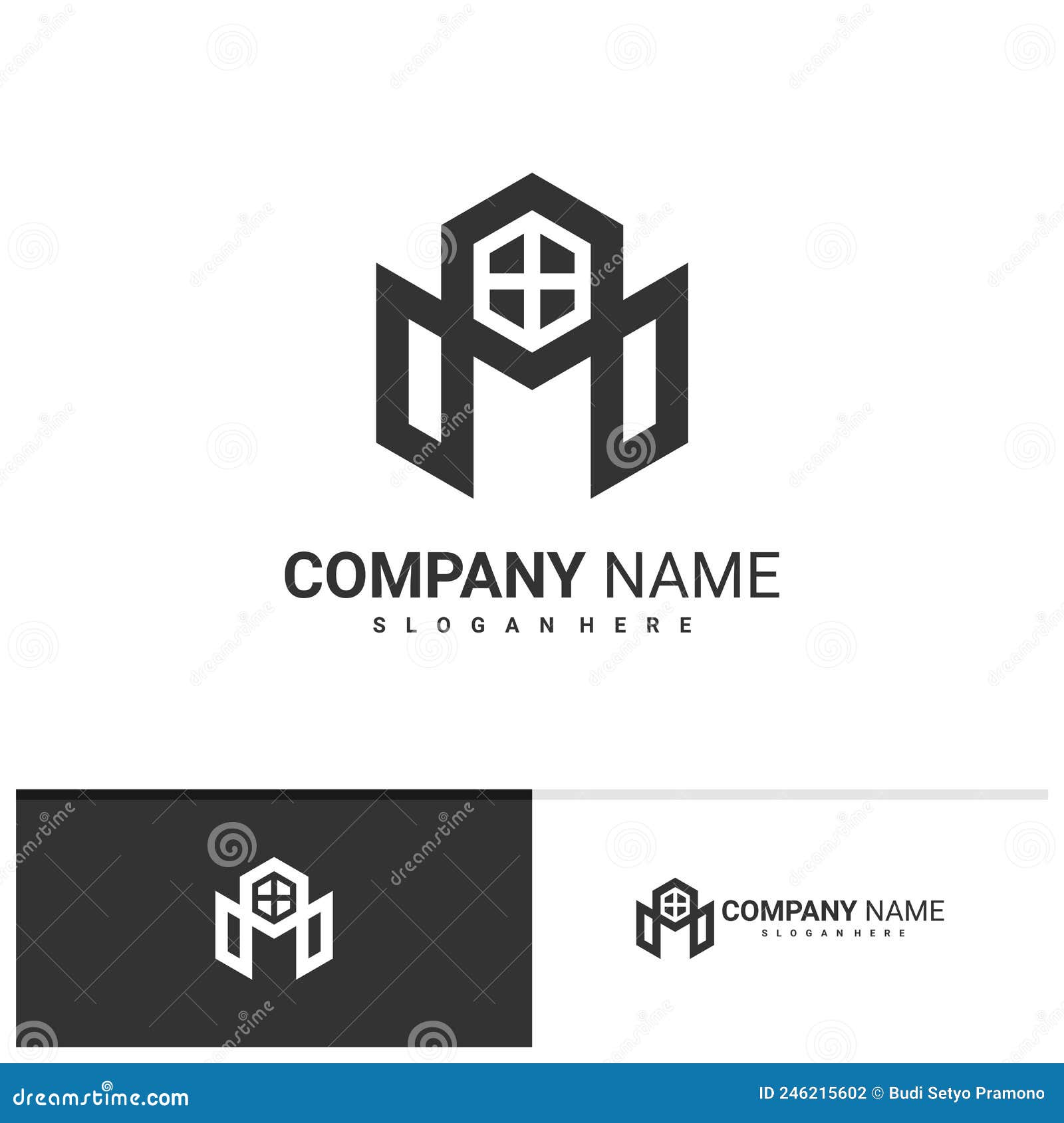 Initial M H Logo Vector Template, Creative M H Logo Design Concepts ...