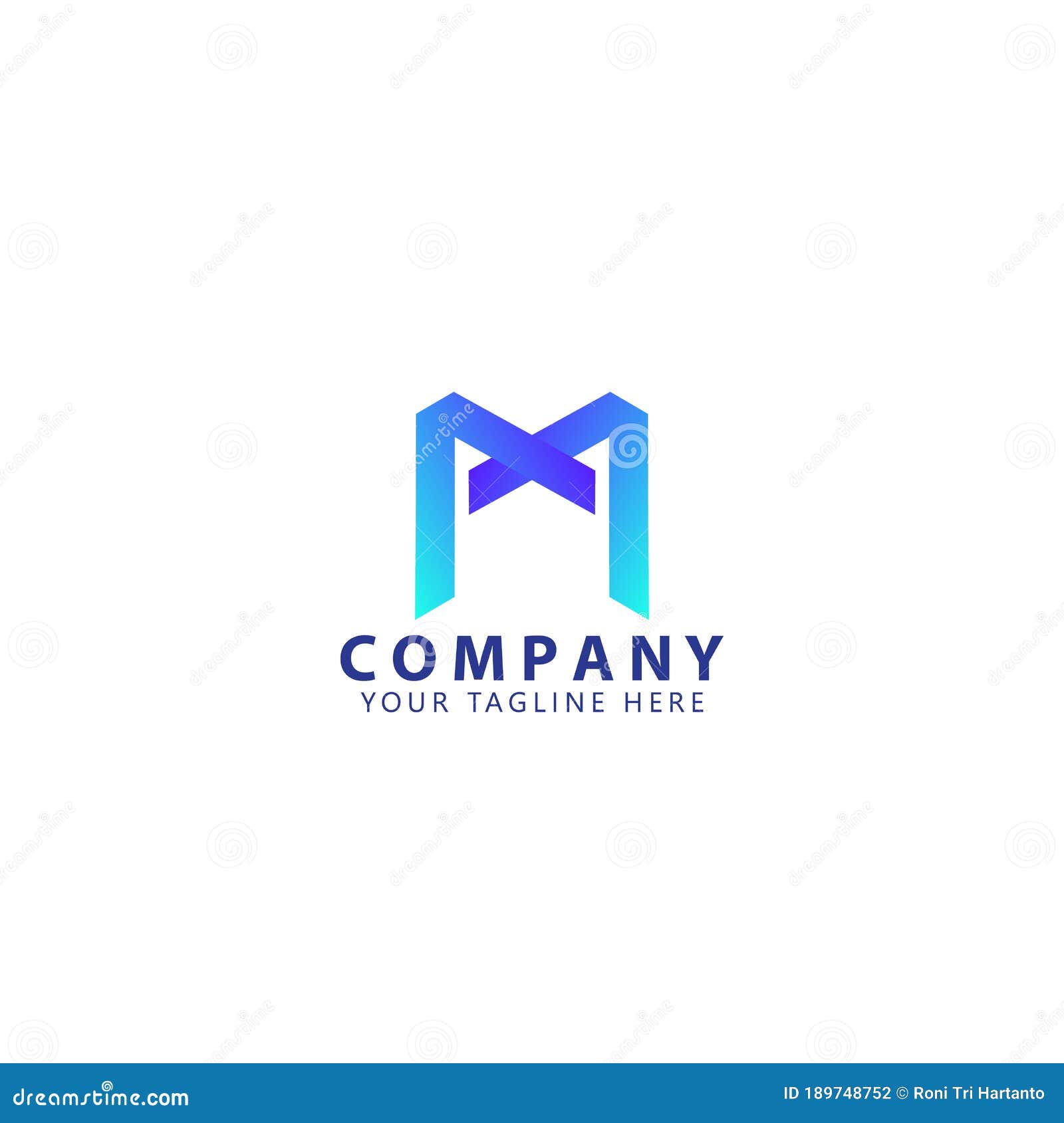 Initial M Logo Design Inspiration Stock Illustration - Illustration of ...