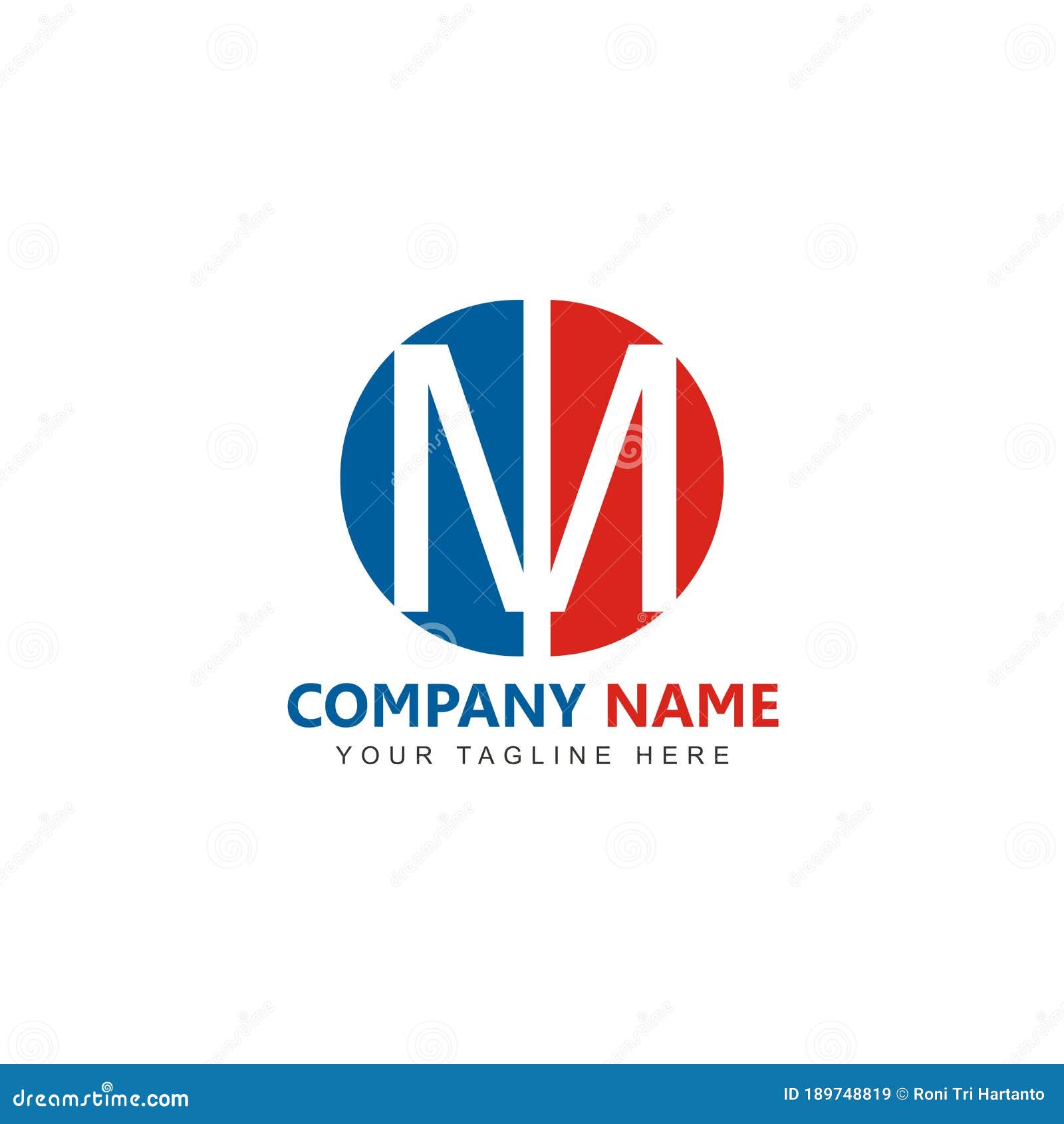 Initial M Logo Design Inspiration Stock Illustration - Illustration of ...