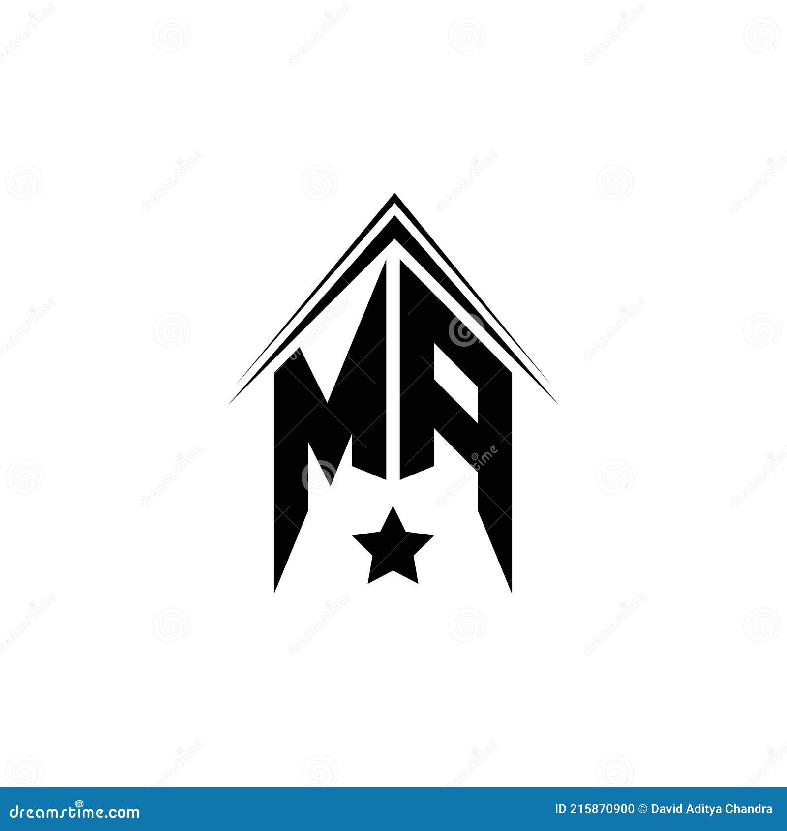 Initial MA Logo Design with Shape Style, Logo Business Branding Stock ...