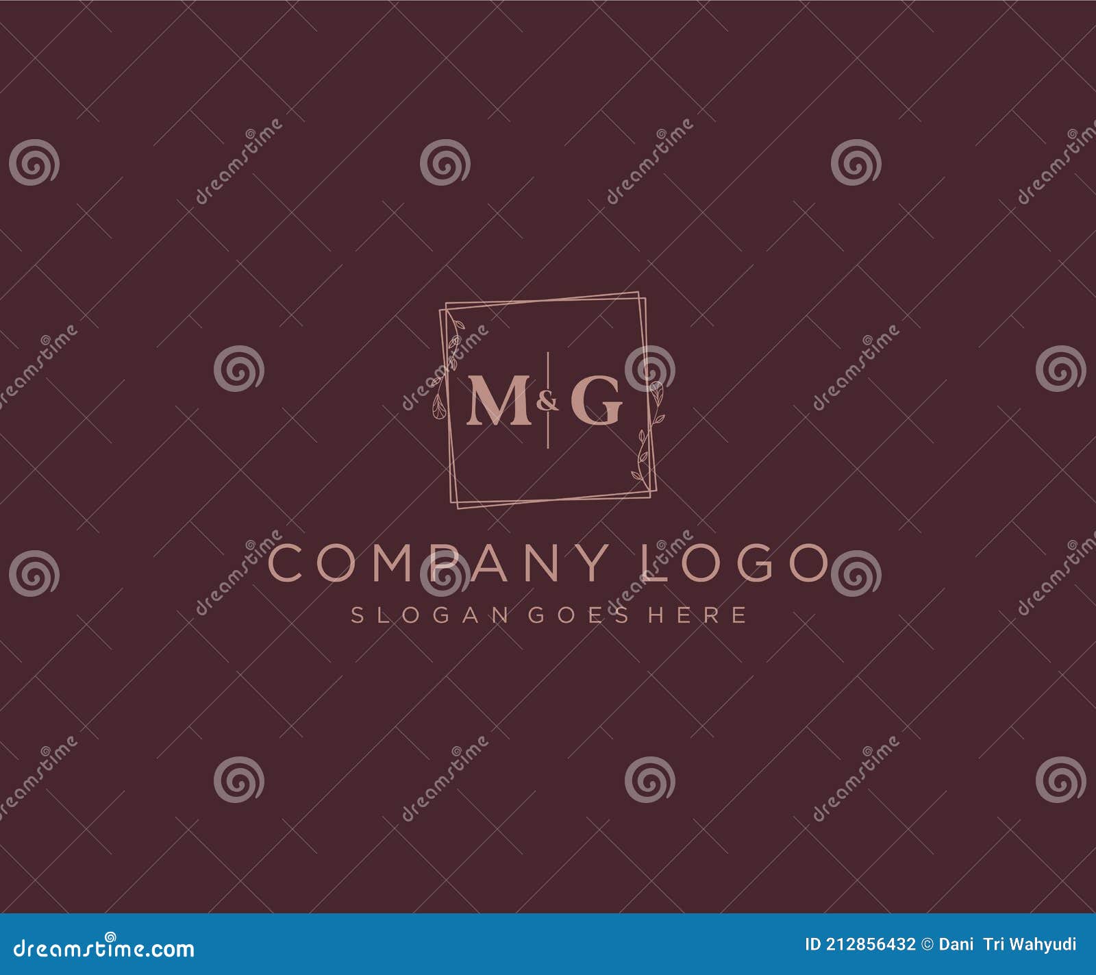 Initial MG Letters Decorative Luxury Wedding Logo Stock Vector ...