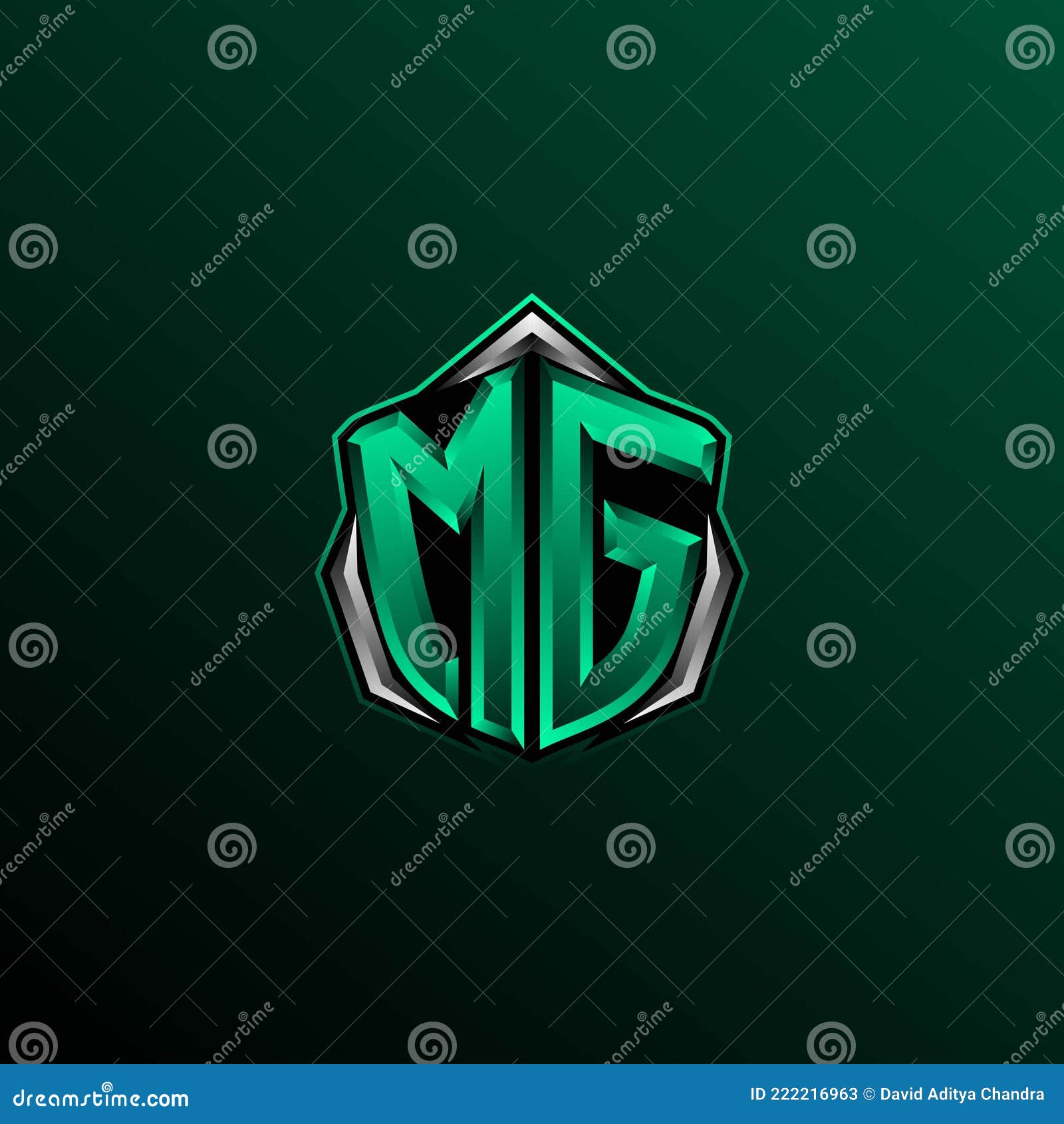 Initial MG Logo Design, Initial MG Logo Design With Shield Style, Logo ...