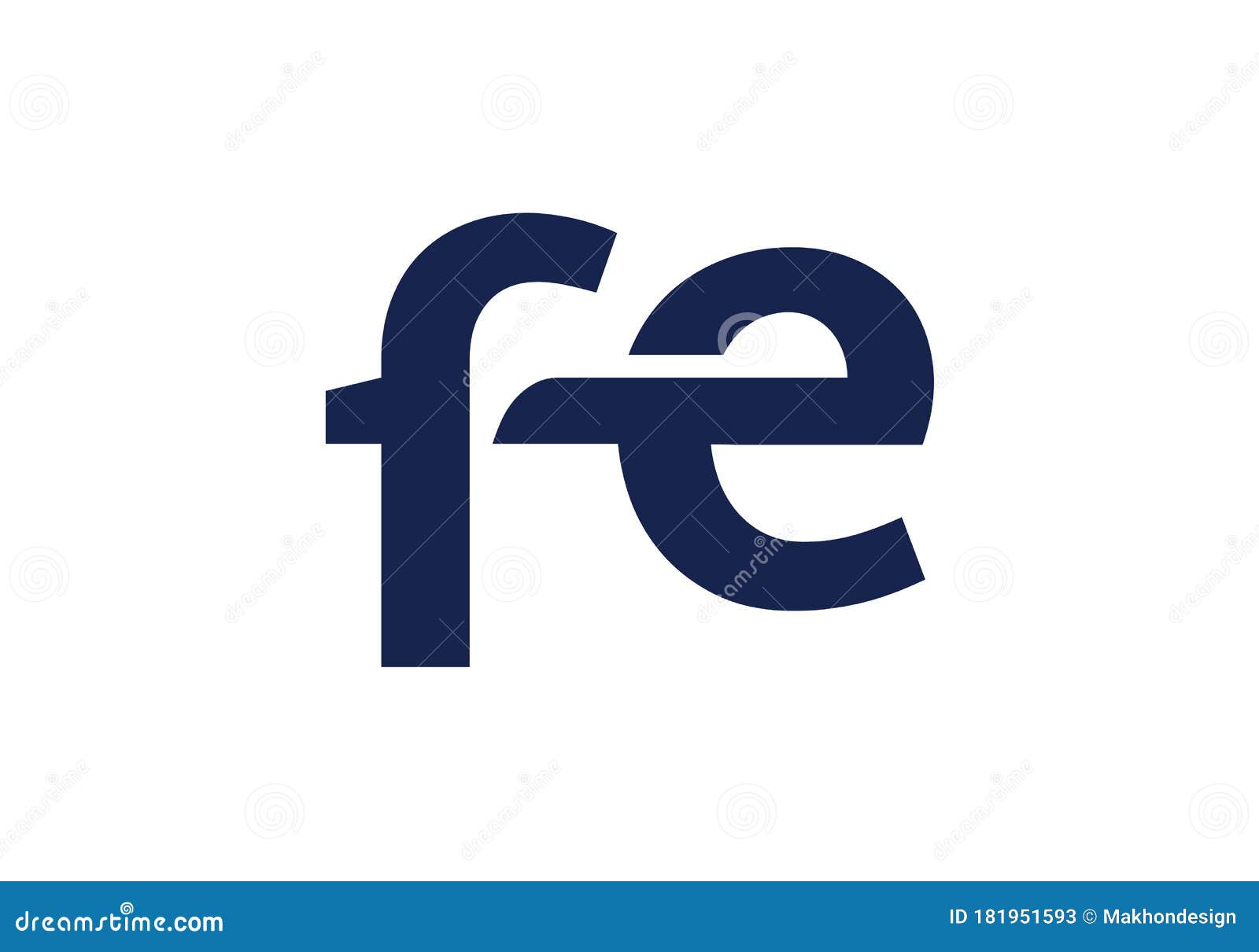 Initial Monogram Letter FE Logo Design Vector Template. FE Letter Logo ...