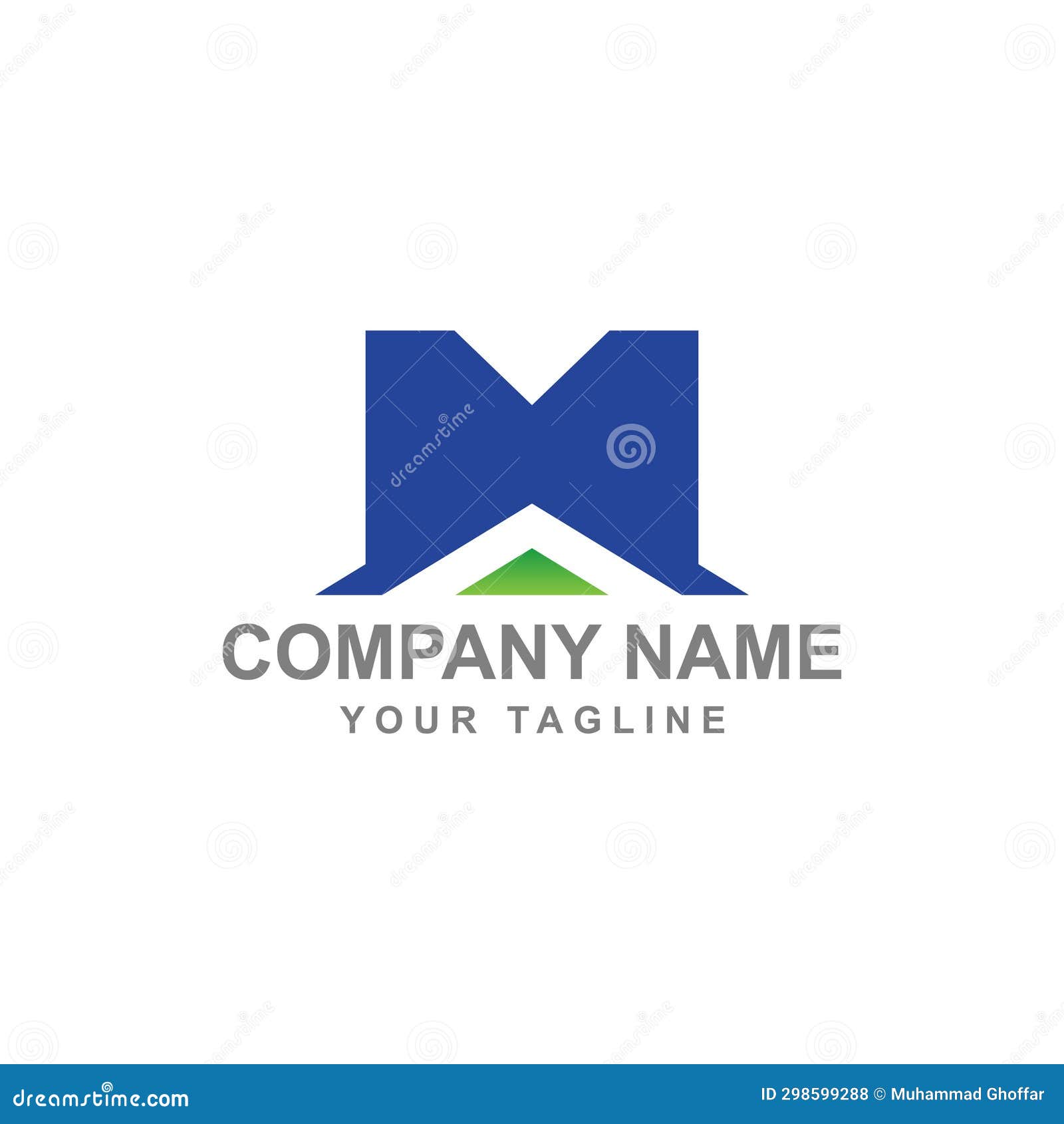 Initial Monogram Letter M Logo Design Vector Template Stock ...
