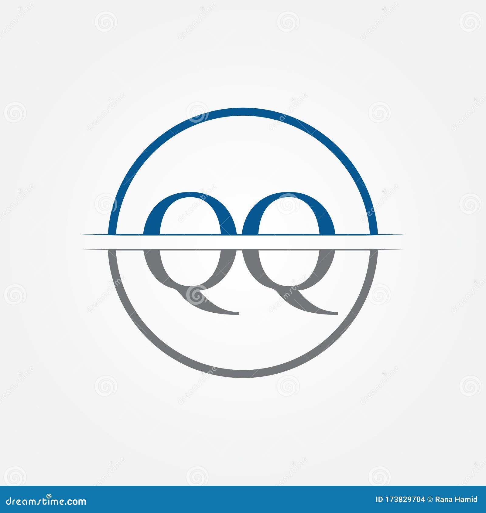 Initial Monogram Letter QQ Logo Design Vector Template. QQ Letter Logo ...