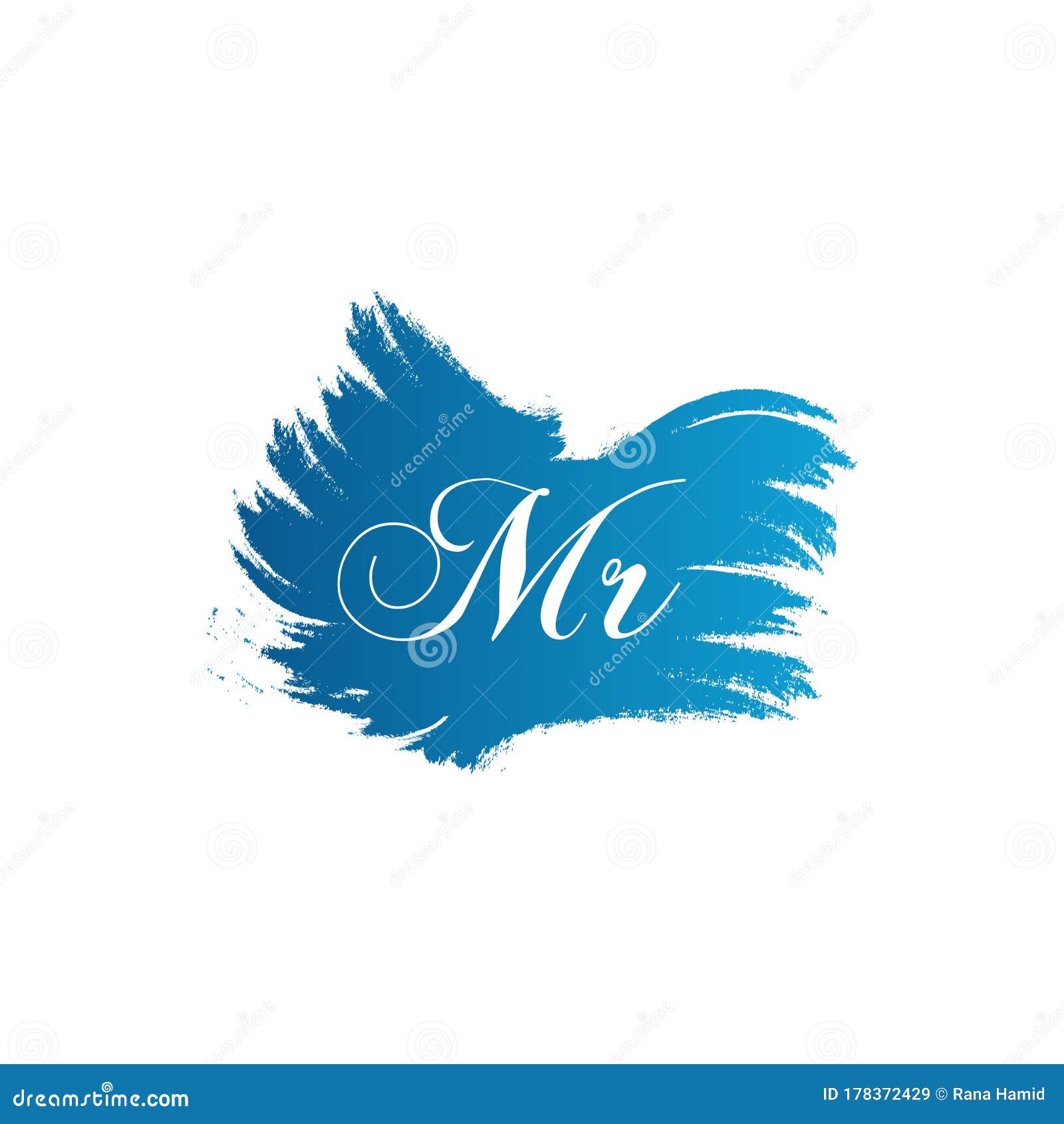 Initial MR Letter Logo Design Vector Template. Abstract Letter MR Logo ...
