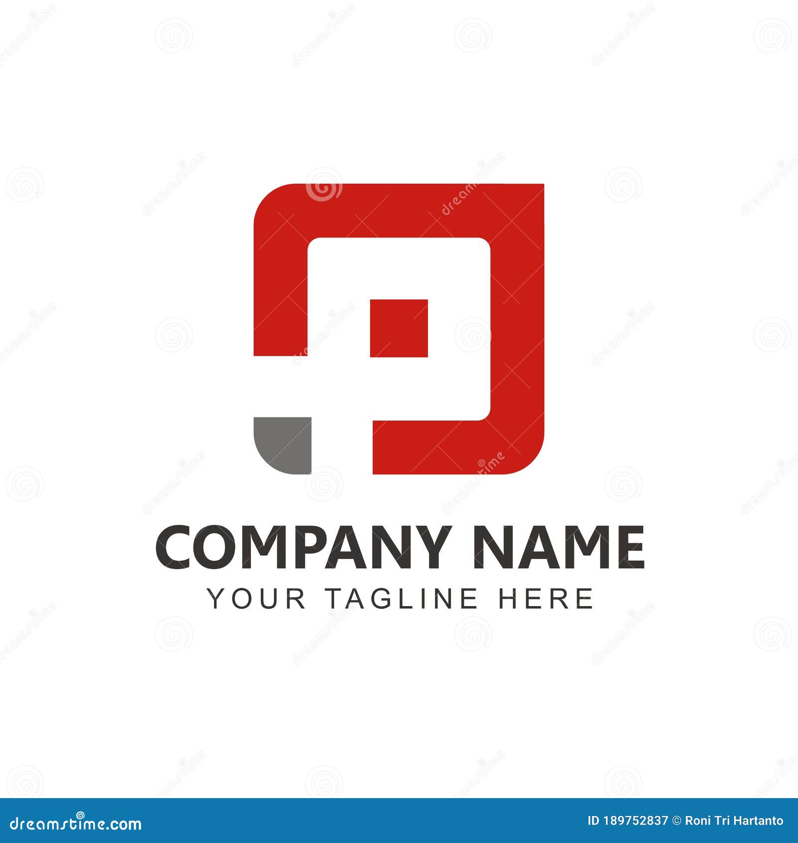 Initial P Logo Monogram Design Modern Template Stock Vector ...