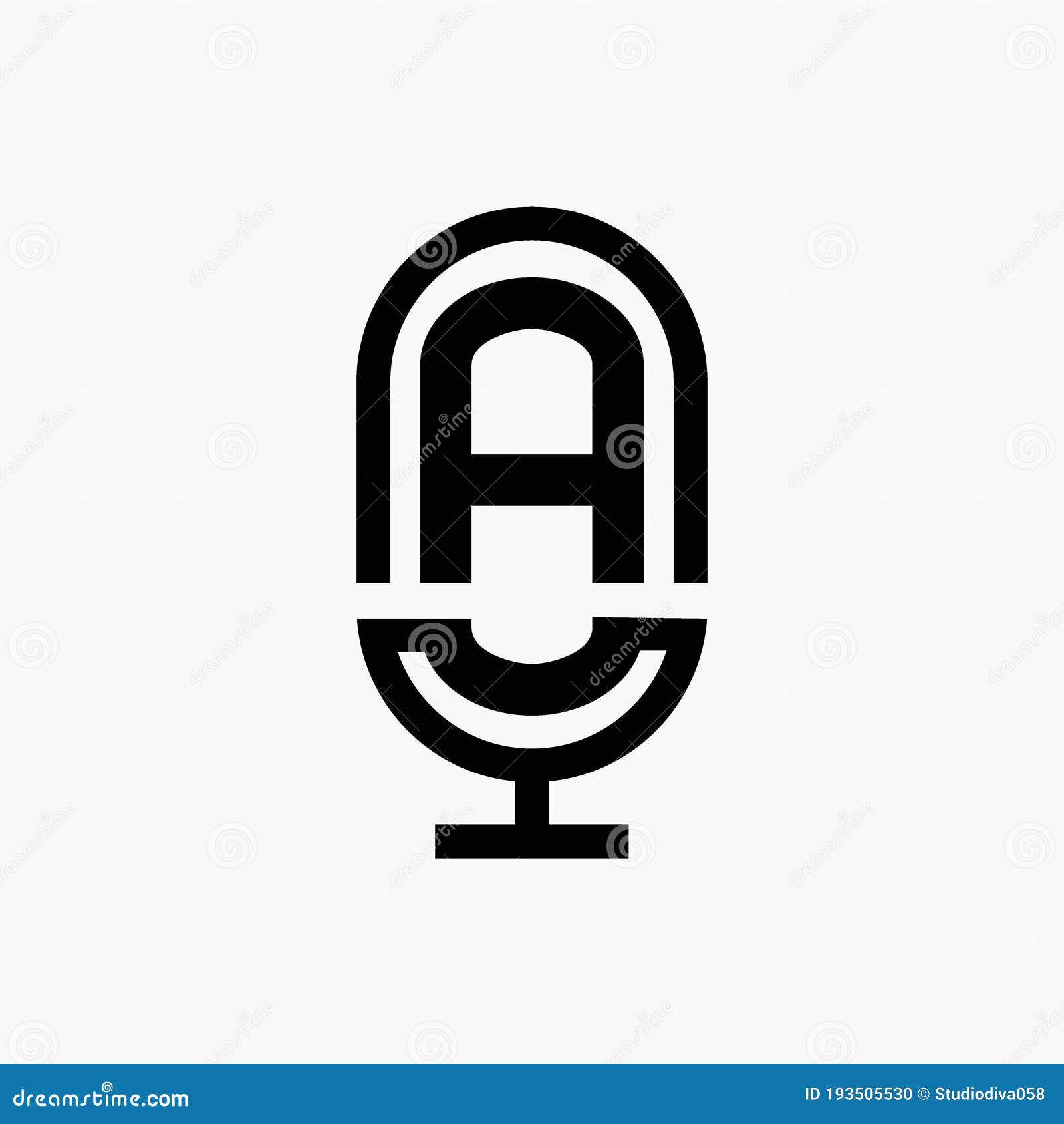 Microphone In A Shape Of Lightning, Mic Like A Bolt, Breaking News ...