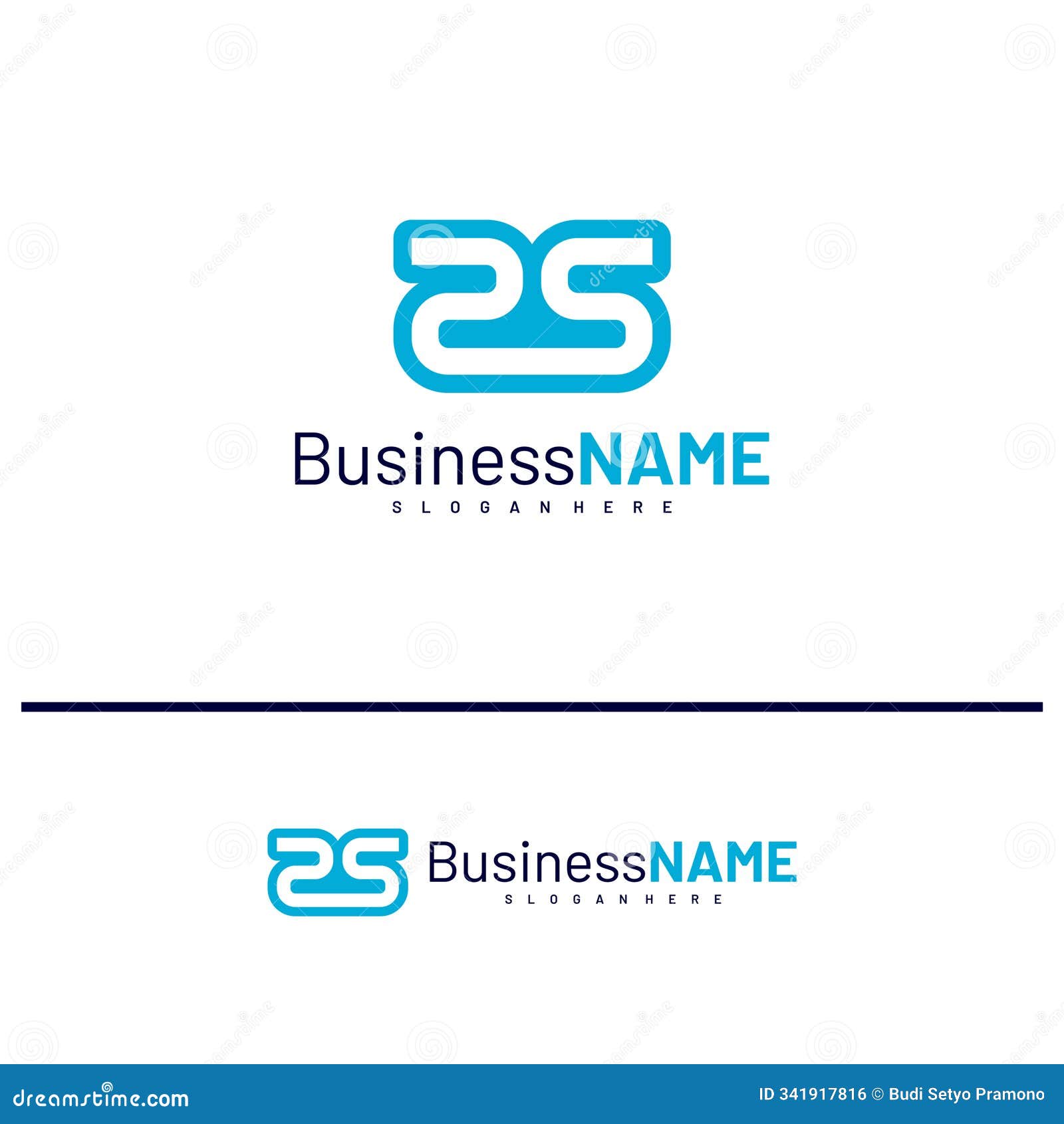 Initial PS Logo Design Vector Illustration, Creative Letter PS Logo ...
