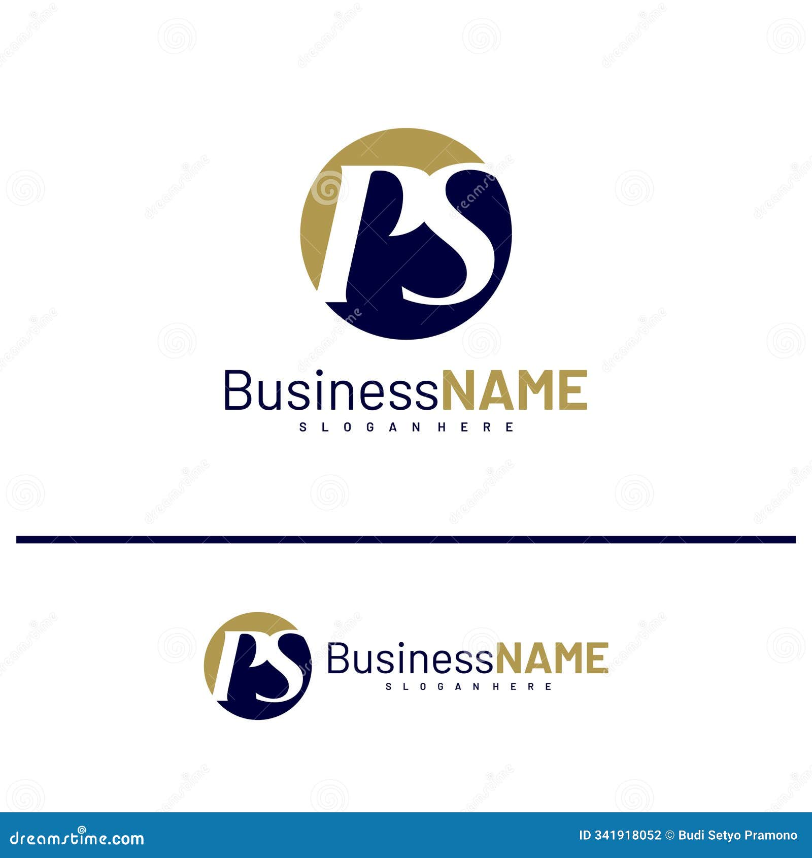 Initial PS Logo Design Vector Illustration, Creative Letter PS Logo ...