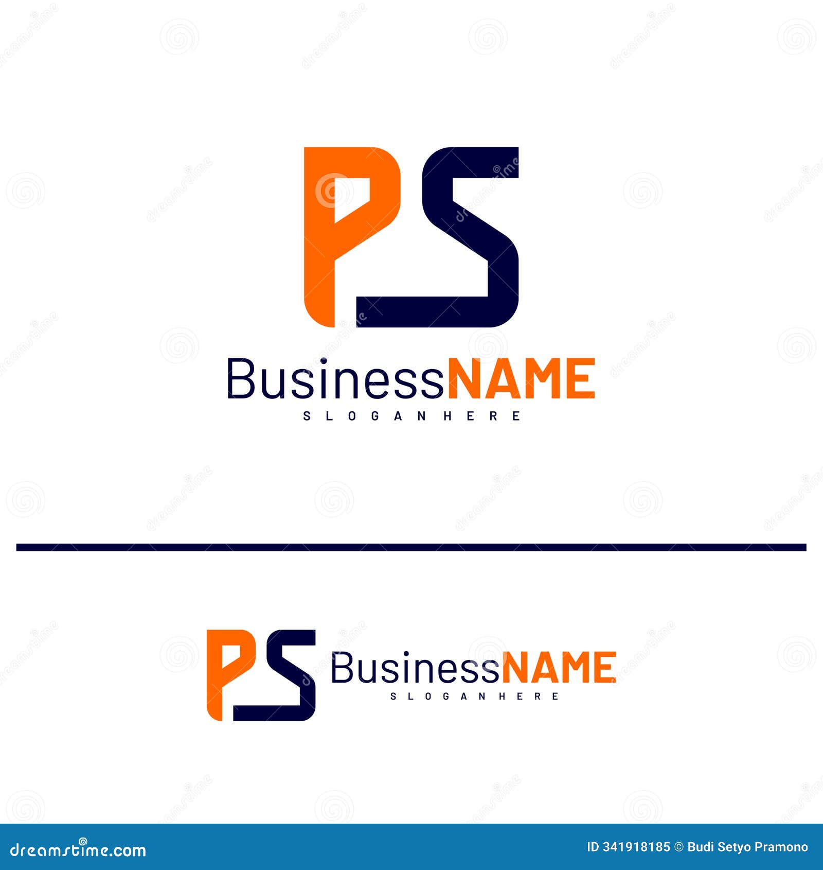 Initial PS Logo Design Vector Illustration, Creative Letter PS Logo ...