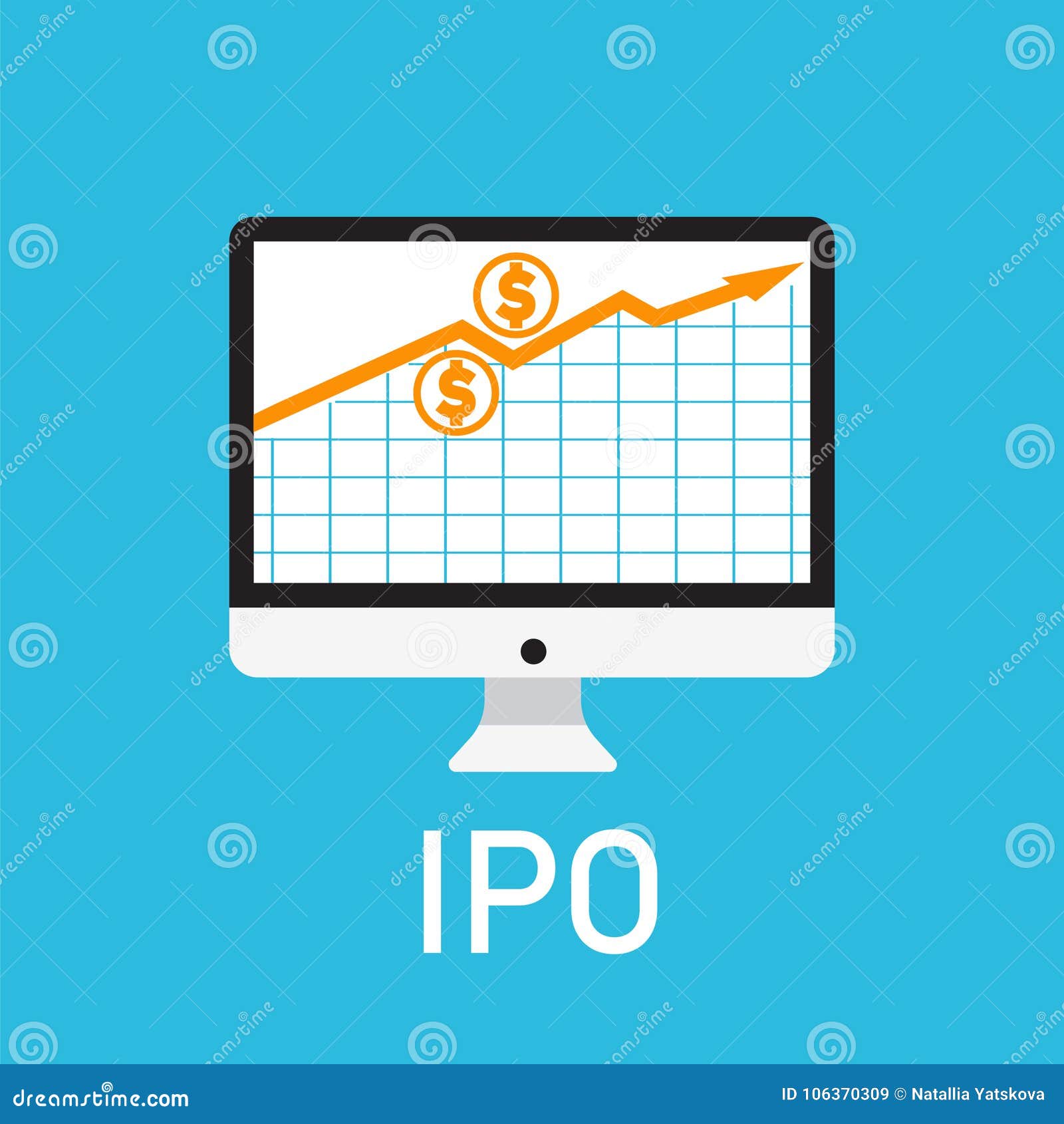 Initial Public Offering Concept Stock Vector - Illustration of concept ...