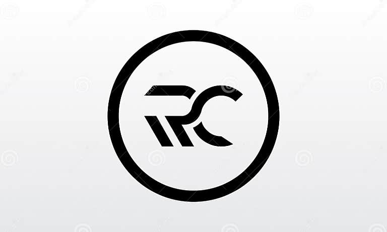 Initial Rc Letter Logo with Creative Modern Business Typography Vector ...