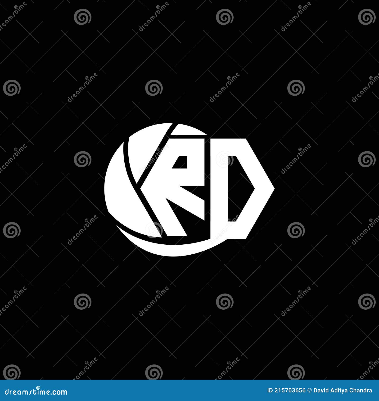 Initial RD Logo Design Geometric and Circle Style, Logo Business ...