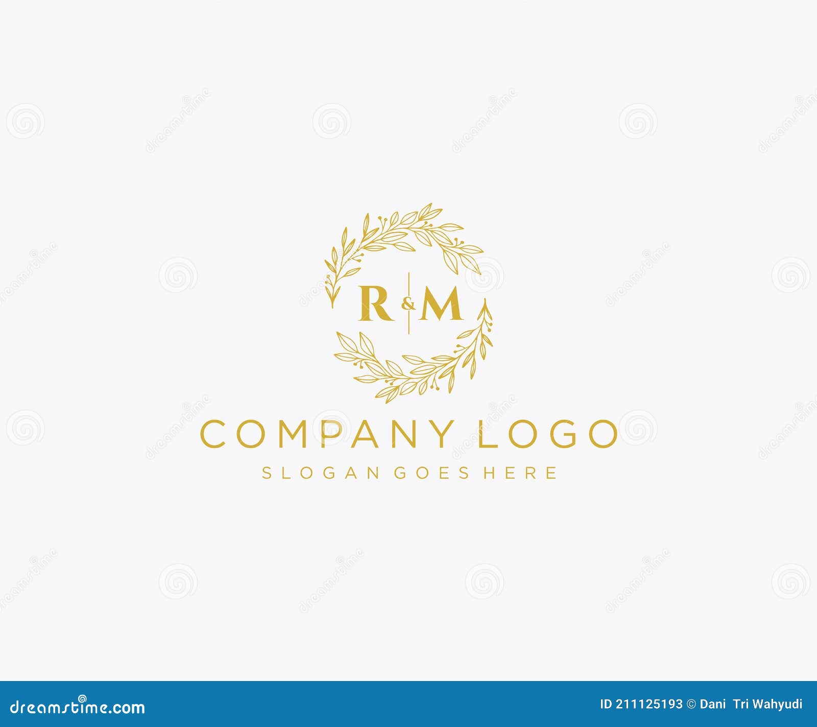 Initial RM Letters Floral Frames. Monogram Wedding, Wedding Invitation ...