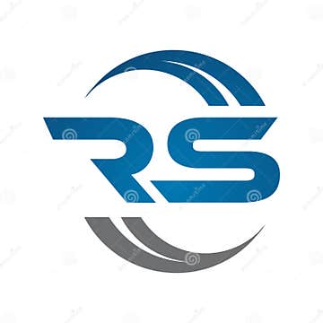 Initial RS Letter Logo Design Vector Graphic Concept Illustrations ...