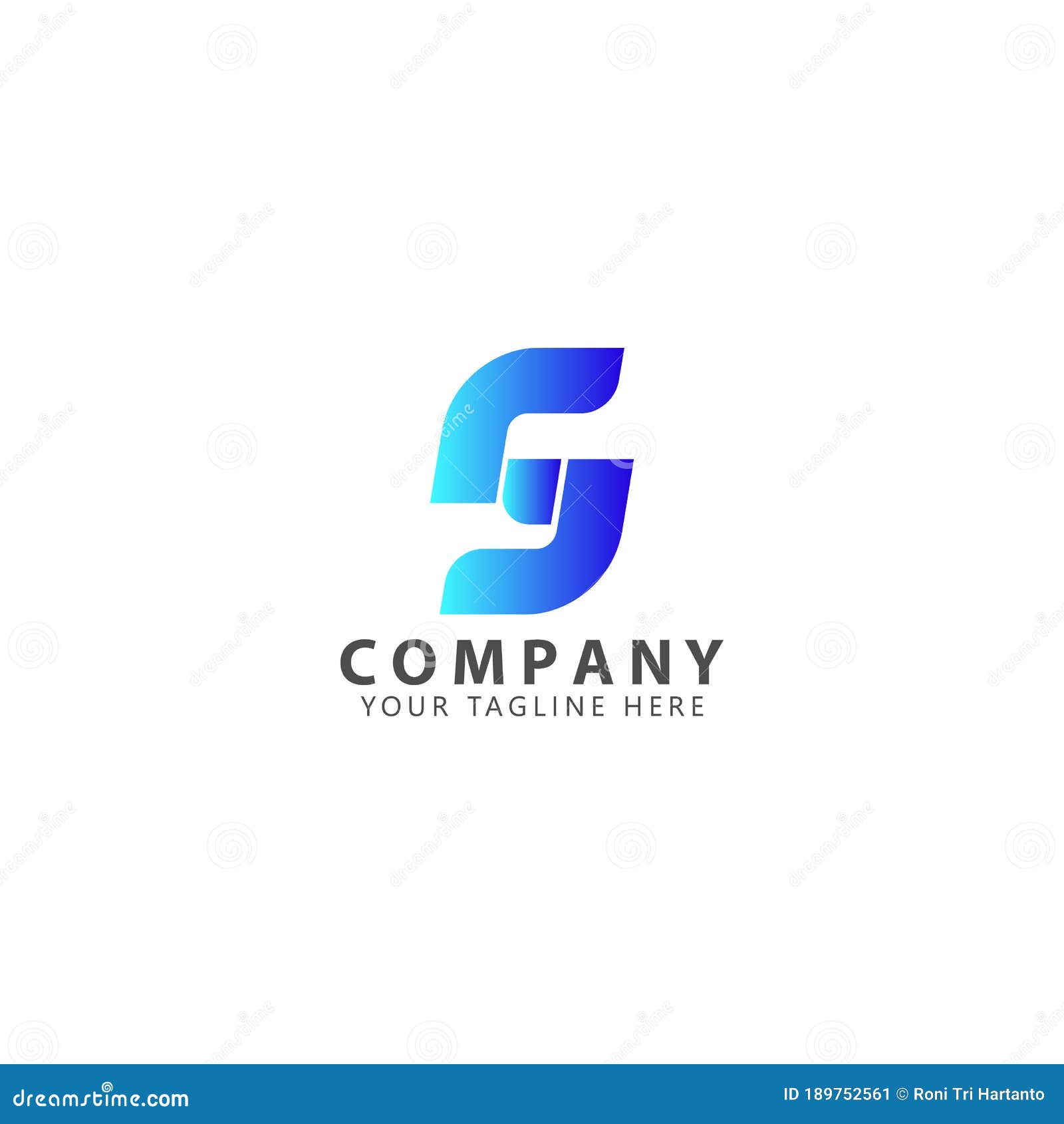 Initial S Logo Monogram Design Modern Template Stock Vector ...