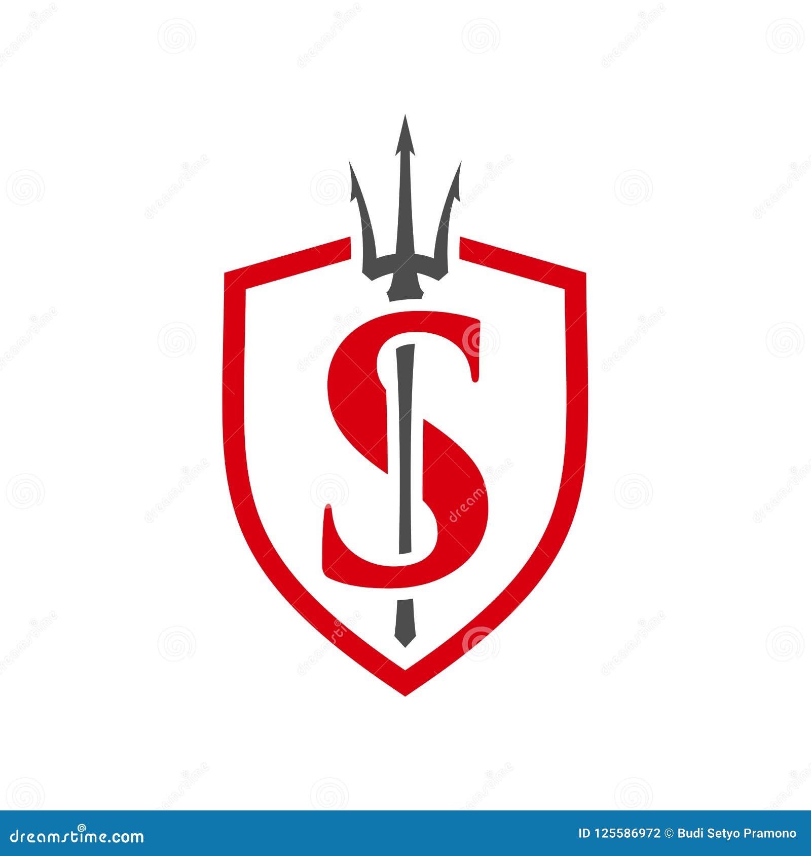 Poseidon Shield Logo Greek Gods Emblem Circle Royalty-Free Stock Image ...