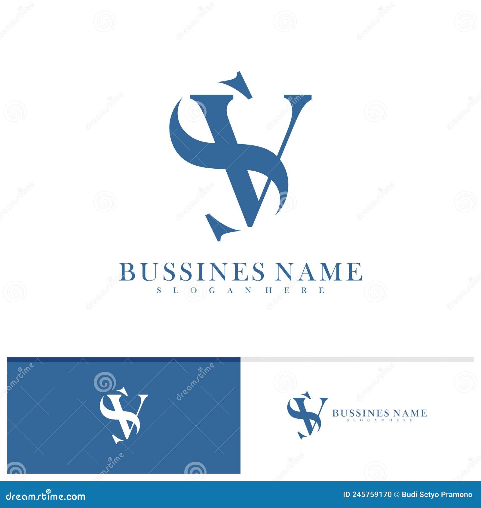 Initial S V Logo Design Vector Template, Creative S V Logo Design ...