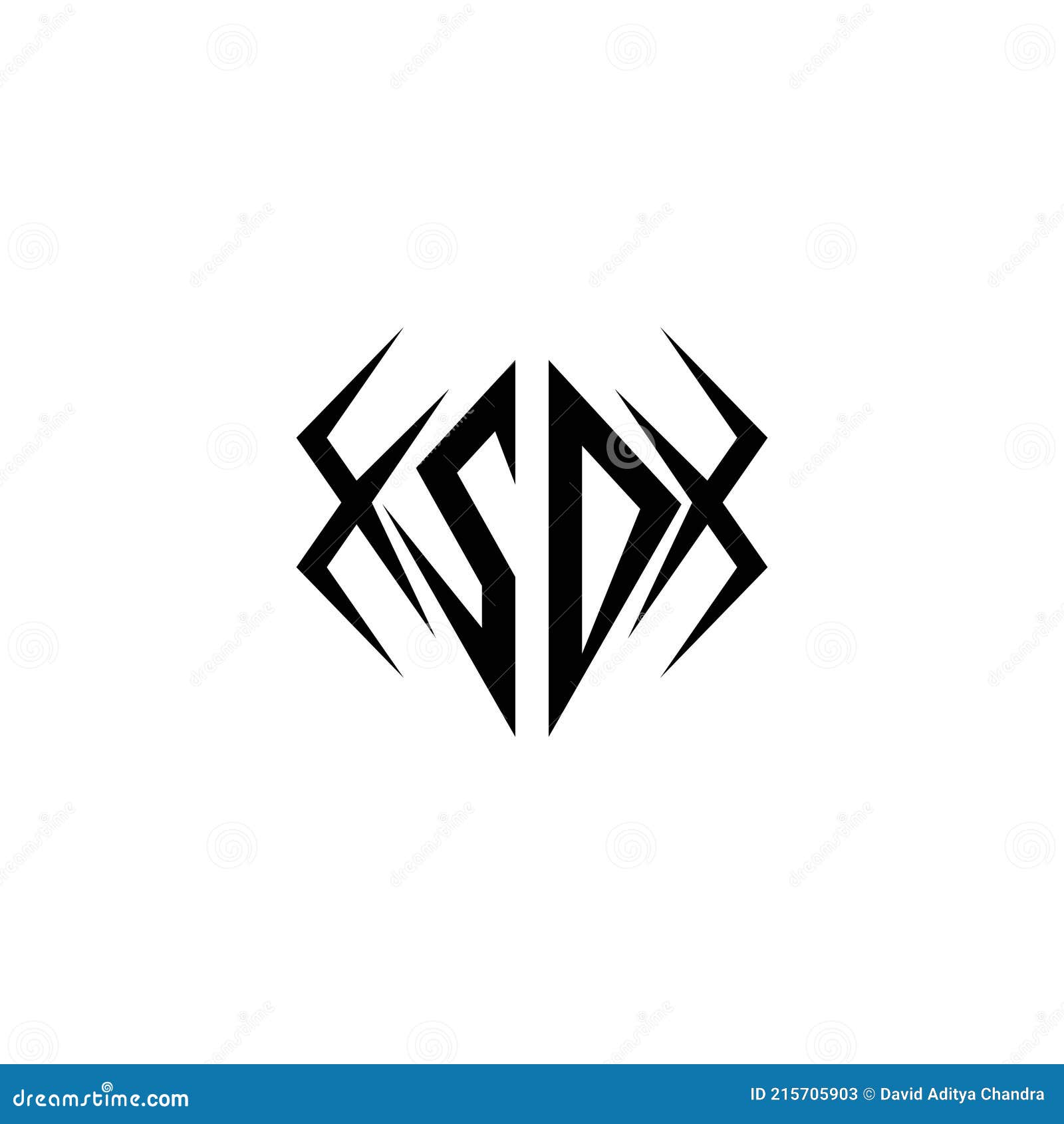 Initial SD Logo Design with Cool Style, Logo Business Branding Stock ...