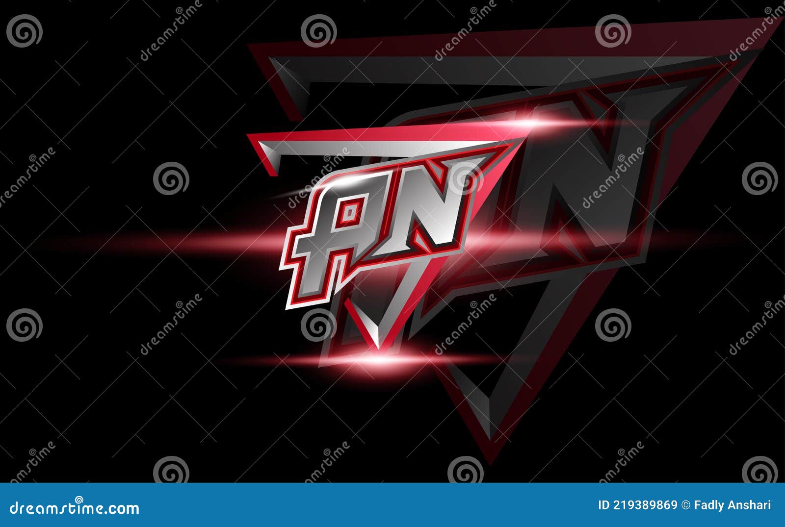 Initial AO With Shield, Vector Initial Letters Monogram For Esport ...