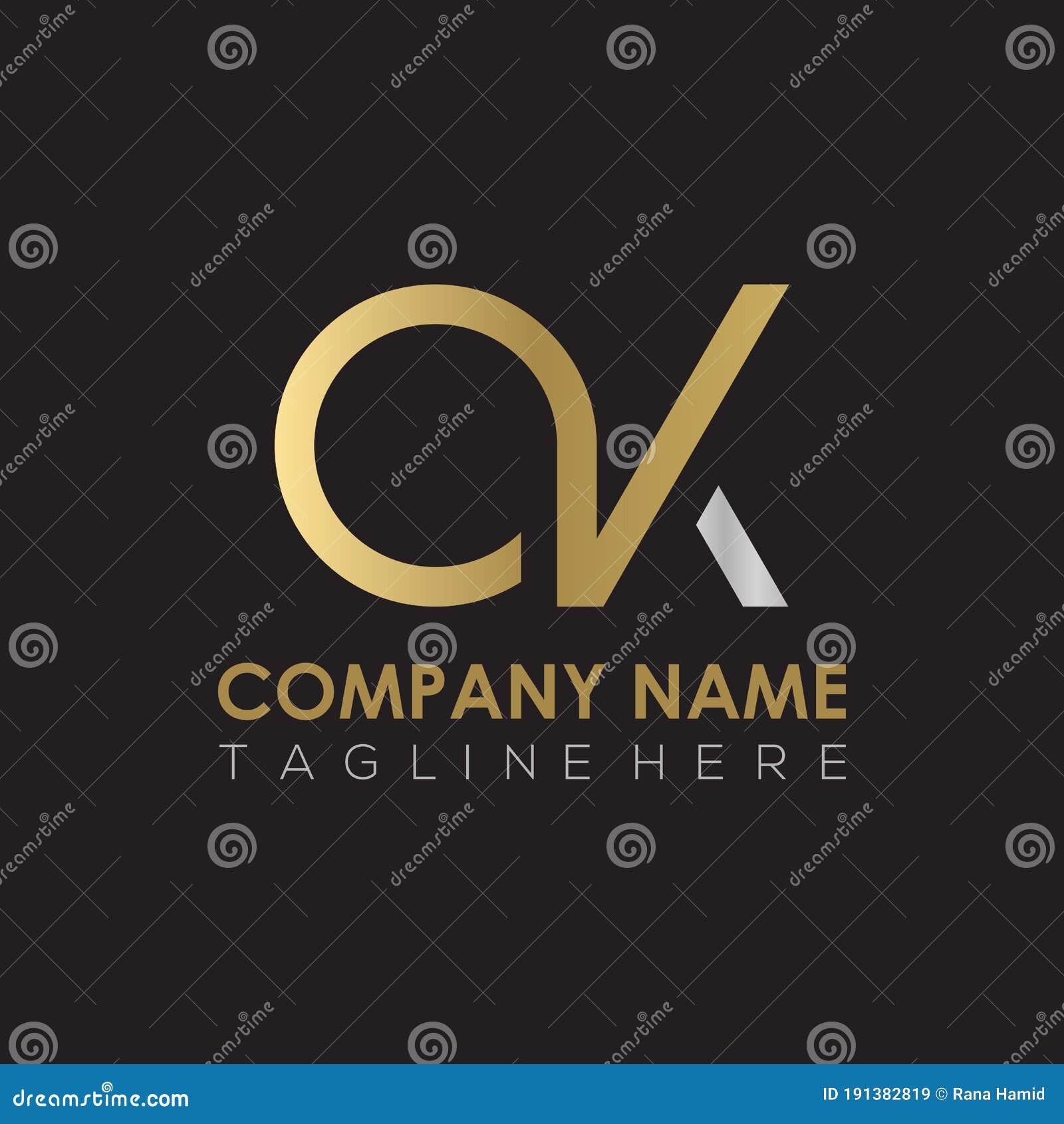 Initial Simple Letter OK Logo Design Vector Template. Abstract Minimal ...