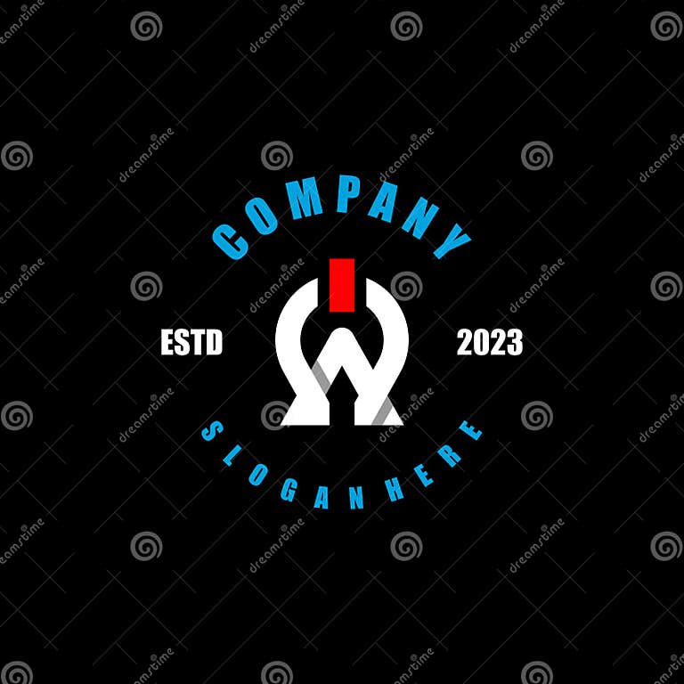 Simple a Power Symbol Letter Logos Monogram Logos. Vector Stock Initial ...