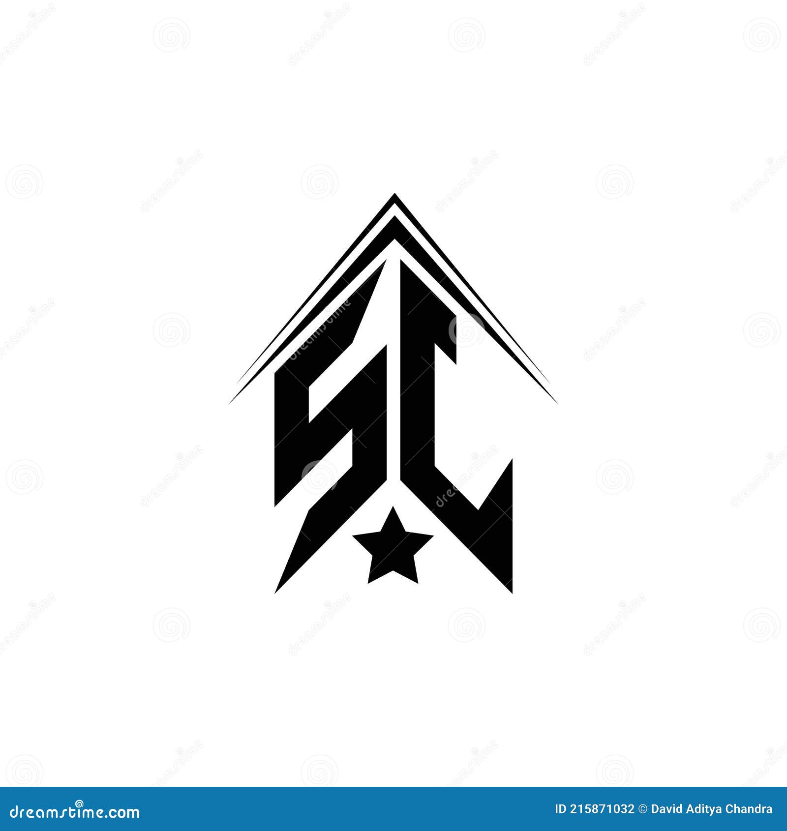 Initial SJ Logo Design with Shape Style, Logo Business Branding Stock ...