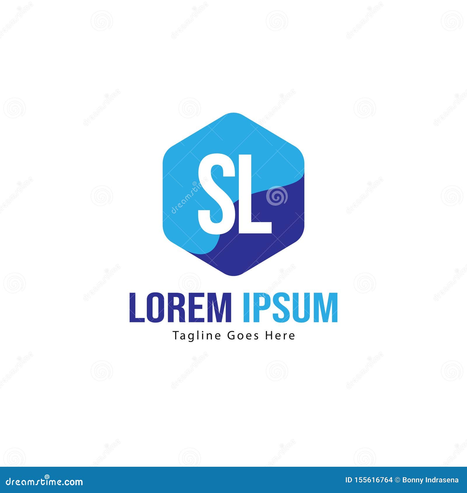 Initial SL Logo Template with Modern Frame. Minimalist SL Letter Logo ...