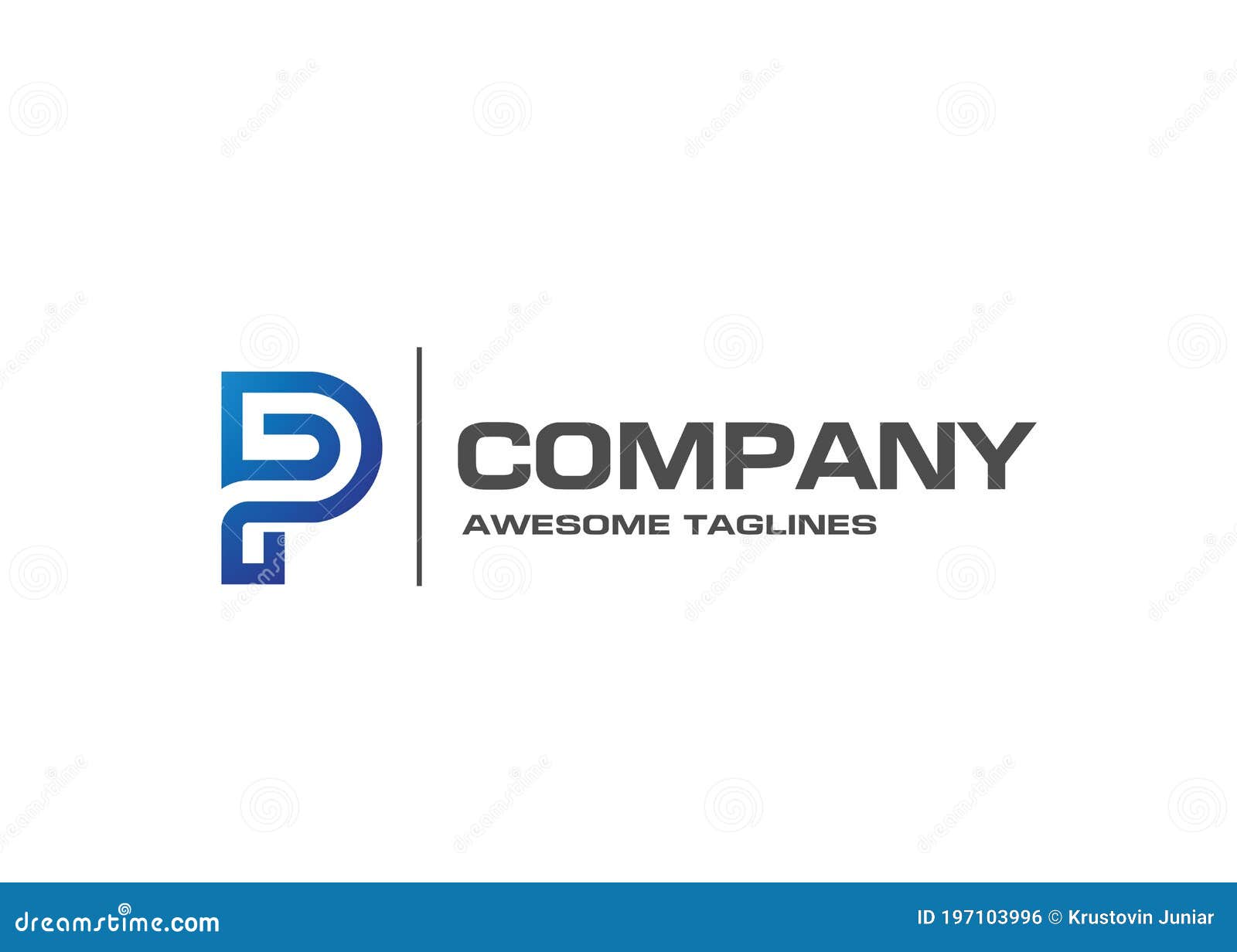 Initial Square Letter P Logo Stock Vector - Illustration of symbol ...