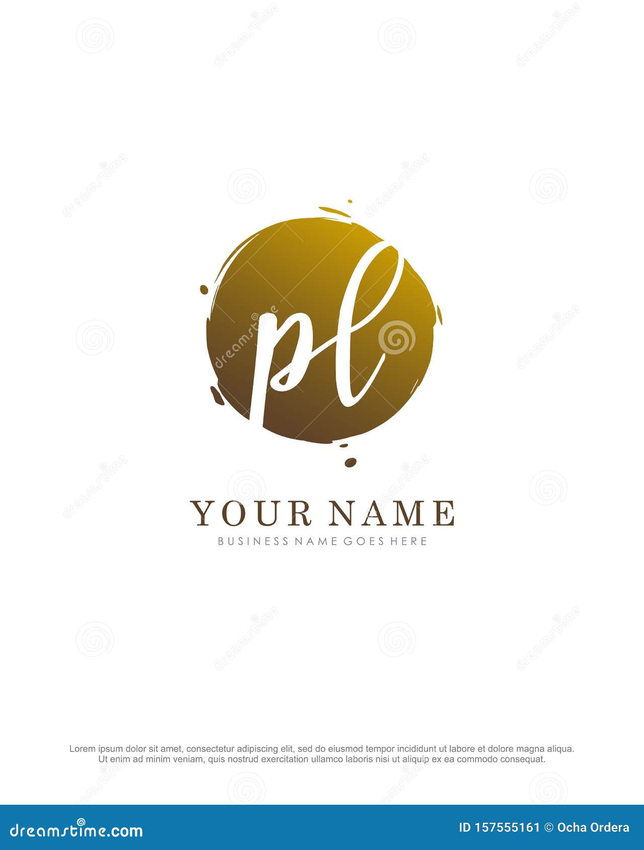 PL Initial Square Logo Template Vector. a Logo Design for Company and ...