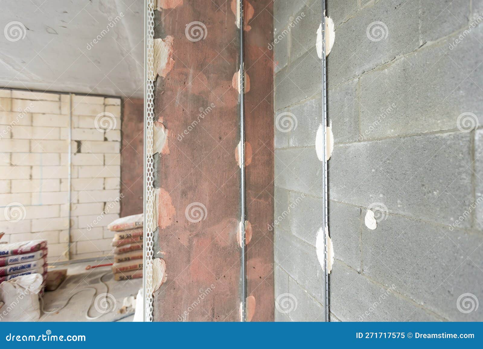 The Initial Stage of Repair Stock Image - Image of stairs, equipment ...