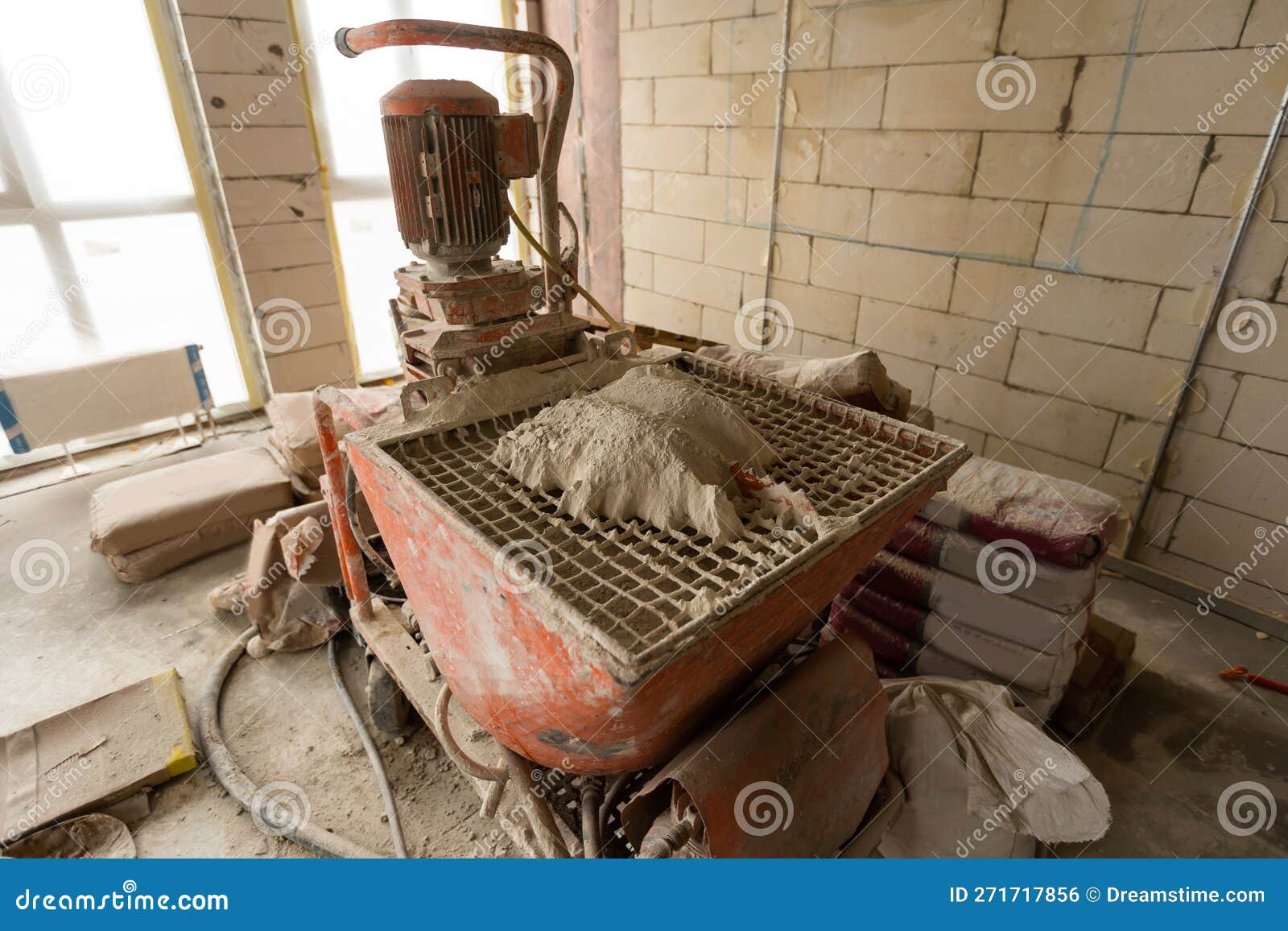 The Initial Stage of Repair. Home Repair. Stock Photo - Image of wall ...