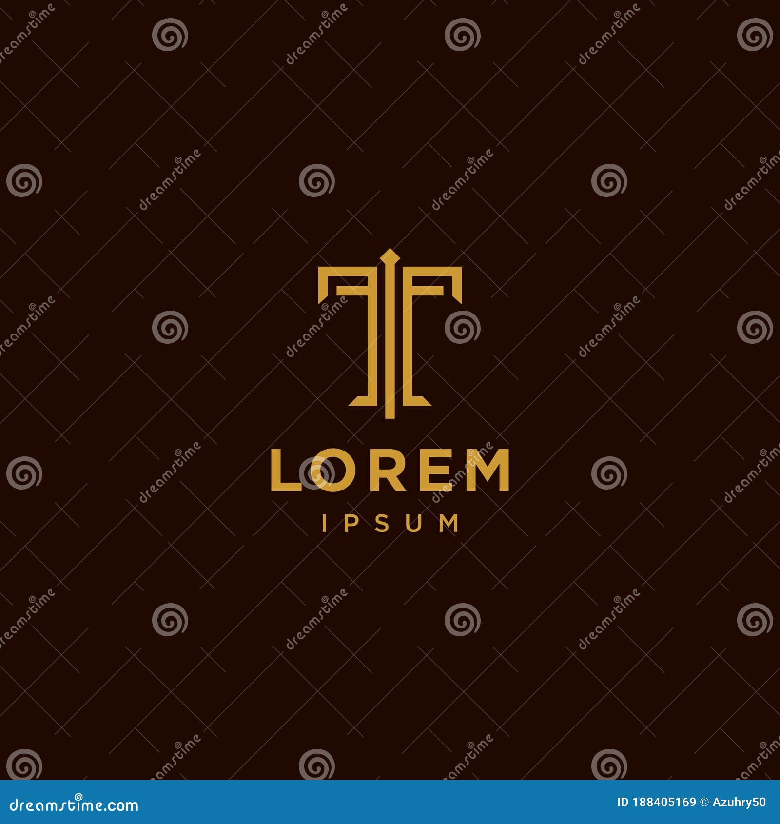 Initial T Icon Logo Design Element Vector Logotype Template Stock ...