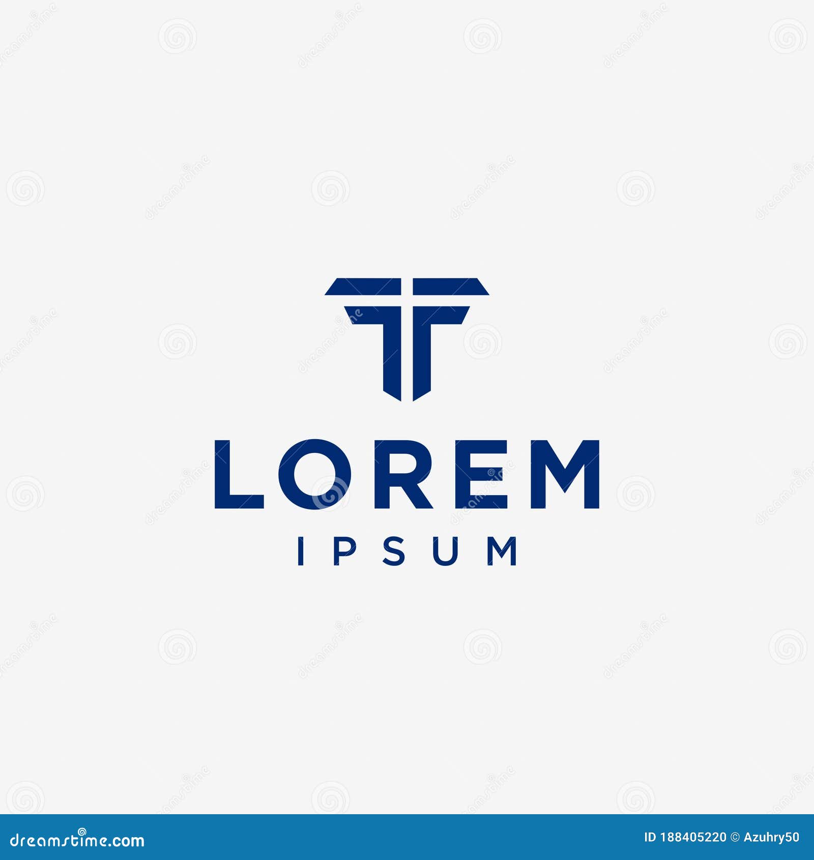 Initial T Icon Logo Design Element Vector Logotype Template Stock ...