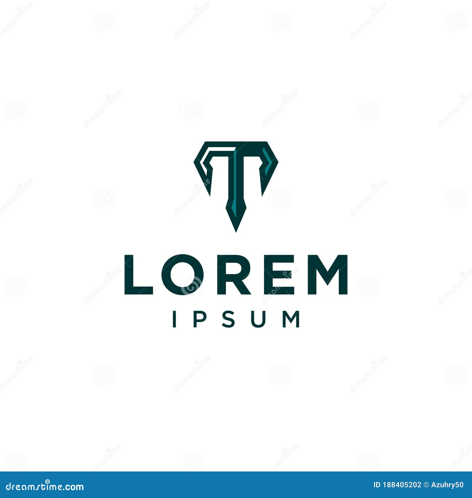 Initial T Icon Logo Design Element Vector Logotype Template Stock ...