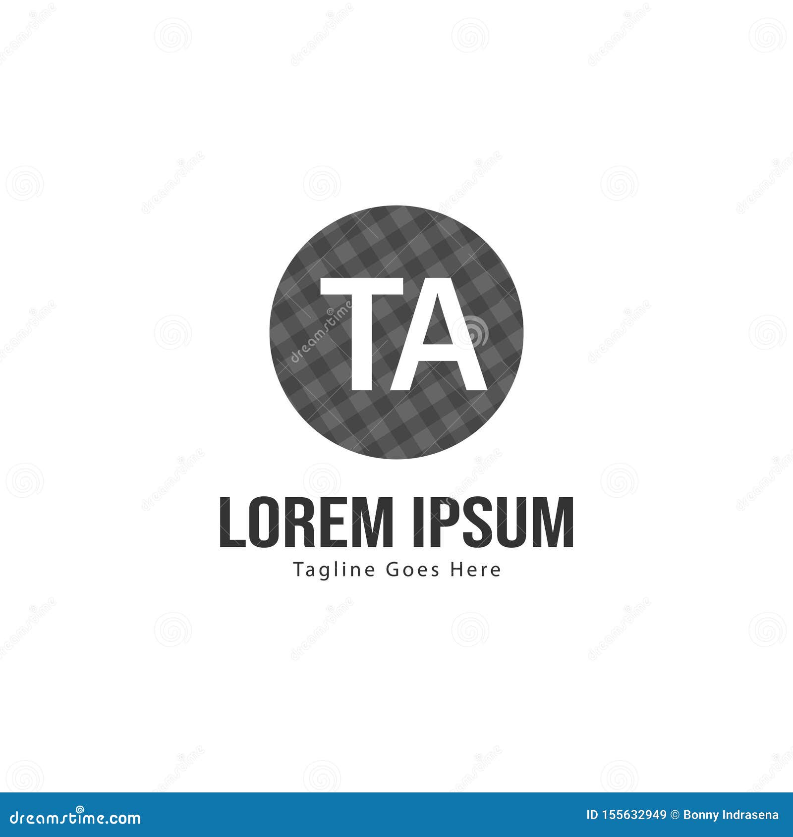 Initial TA Logo Template with Modern Frame. Minimalist TA Letter Logo ...