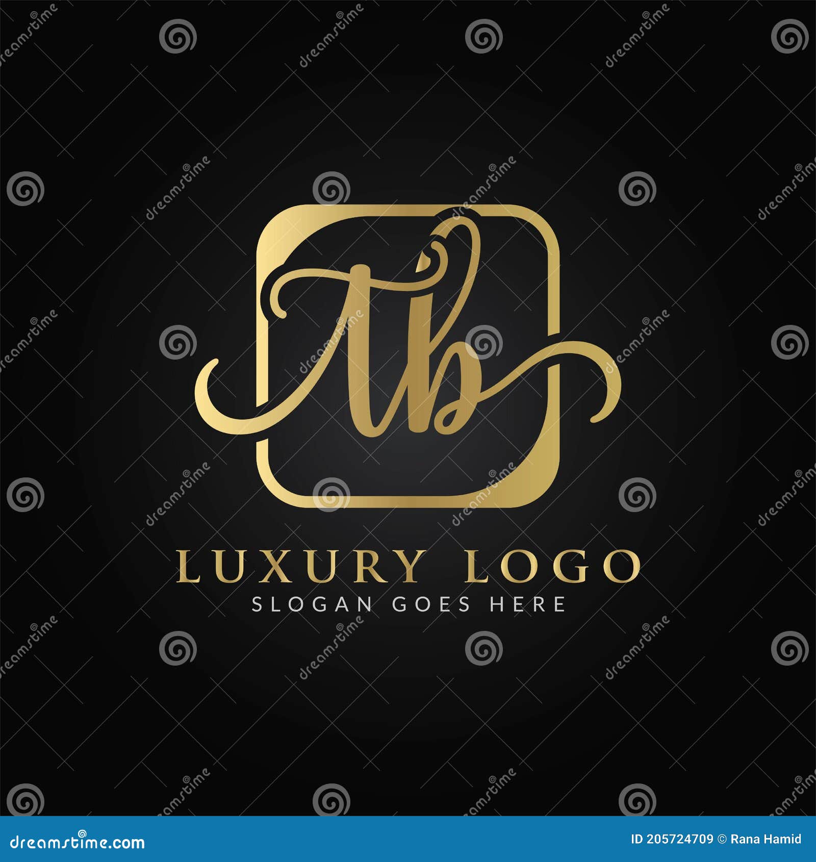 Initial TB Letter Logo Design Vector Template. Abstract Luxury Letter ...
