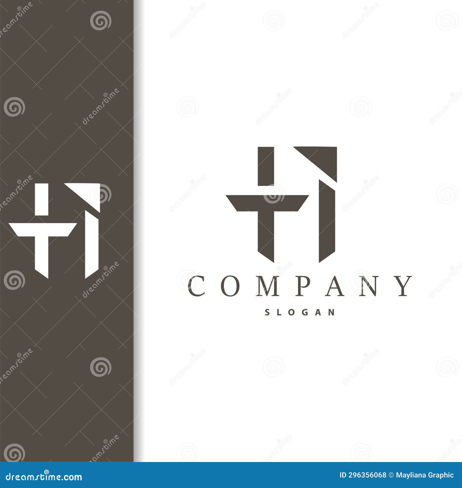 Initial TH Letter Logo, Modern and Luxury Minimalist HT Logo Vector ...