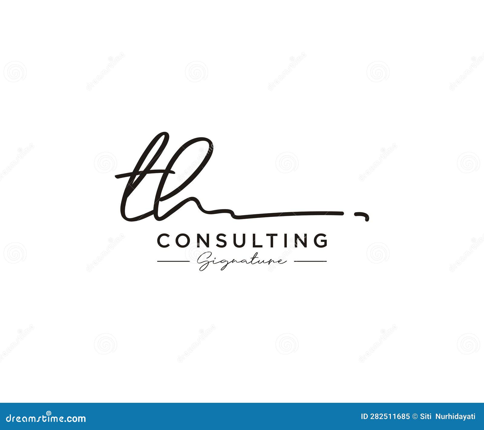 Initial TH Signature Logo Collection Template Vector. Hand Drawn ...