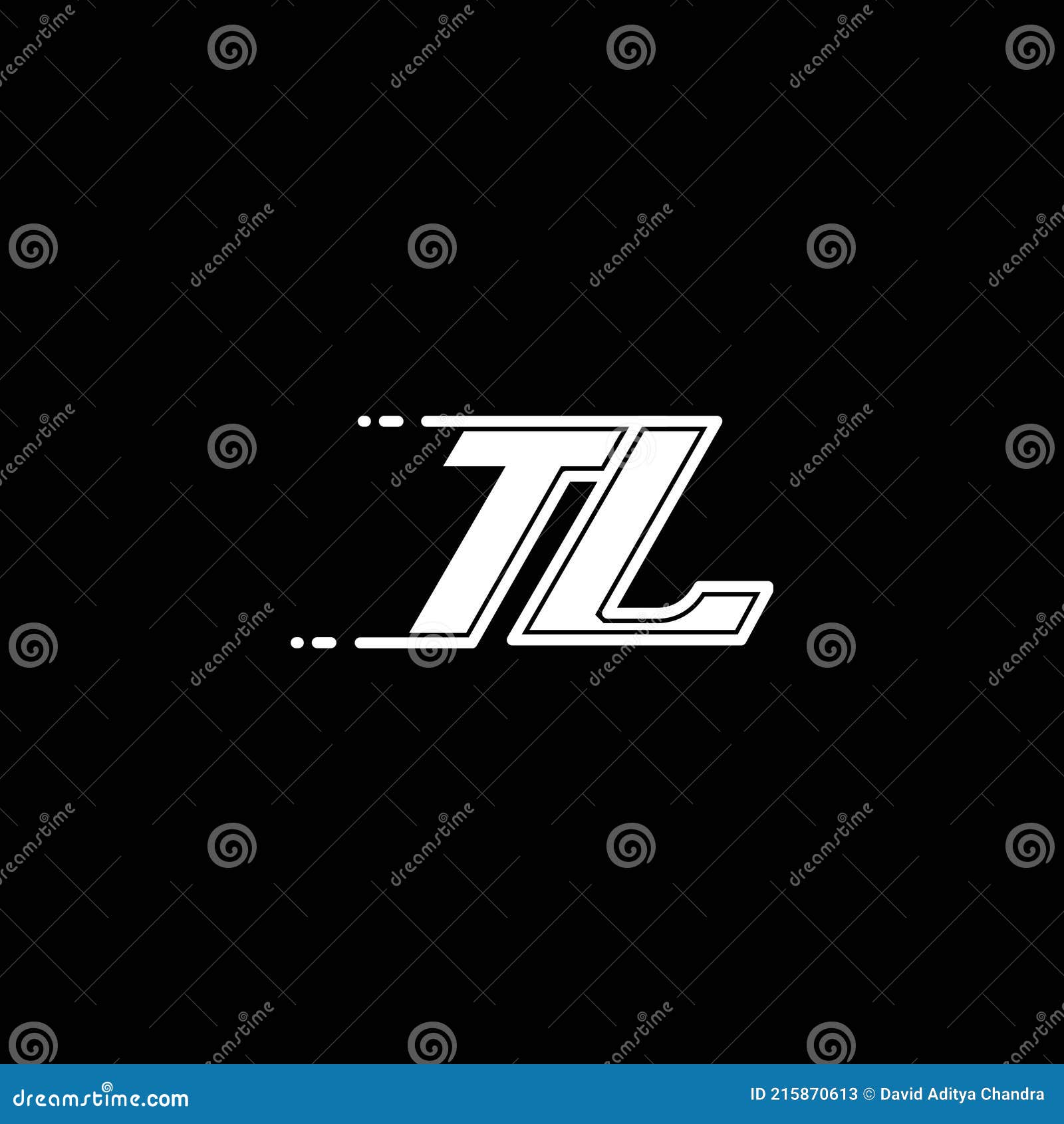 Initial TL Logo Design with Shape Style, Logo Business Branding Stock ...