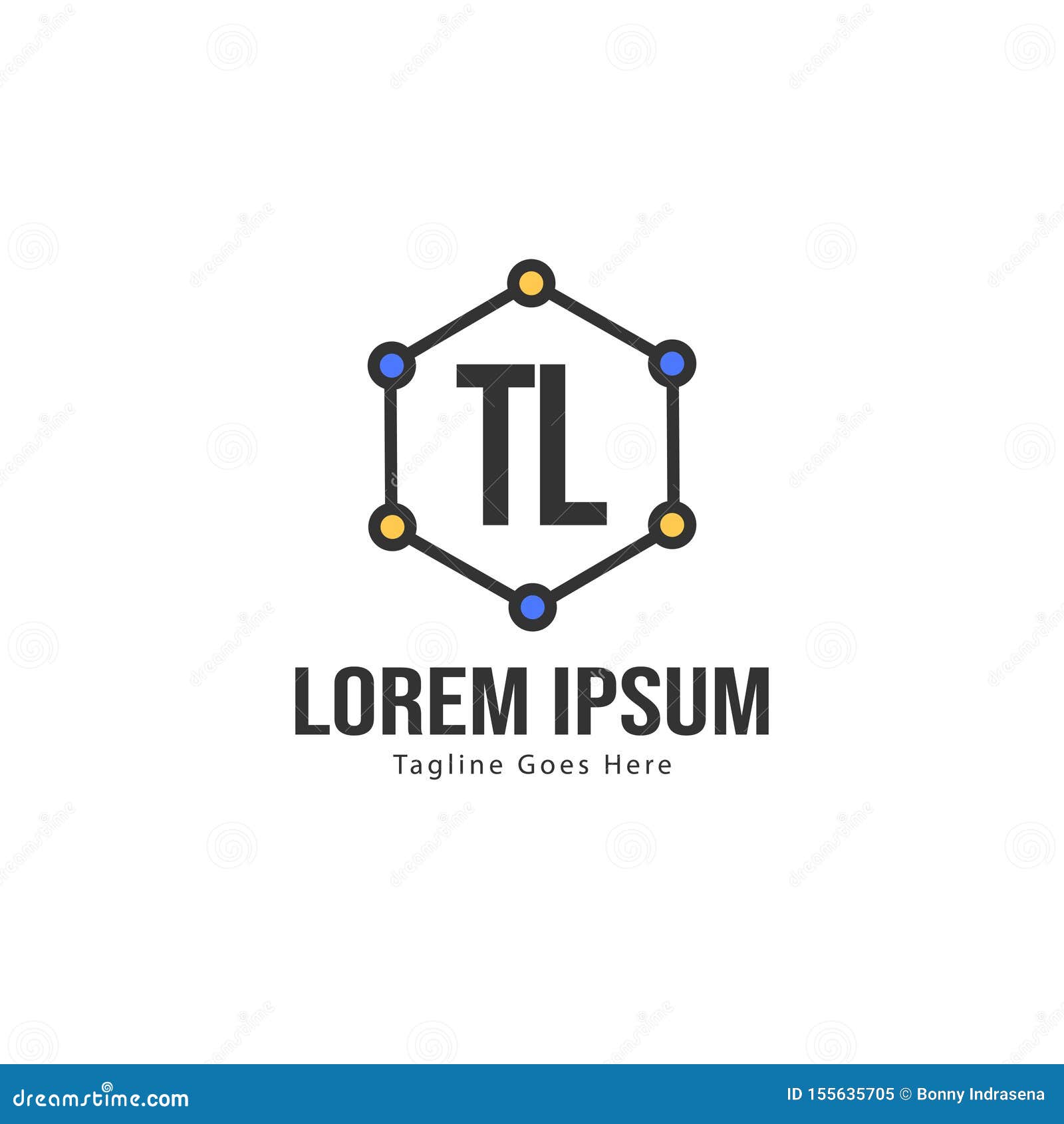 Initial TL Logo Template with Modern Frame. Minimalist TL Letter Logo ...