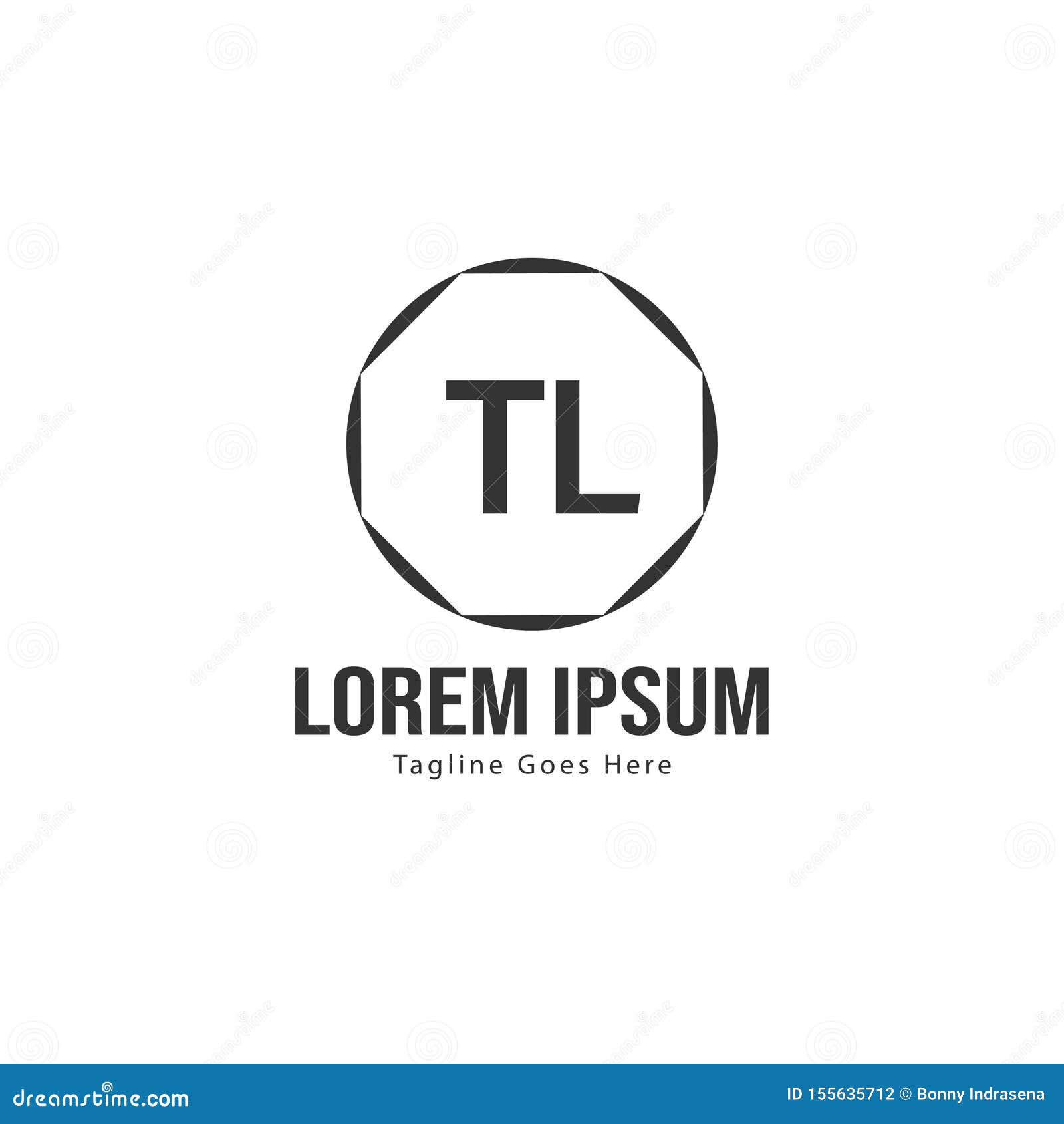 Initial TL Logo Template with Modern Frame. Minimalist TL Letter Logo ...