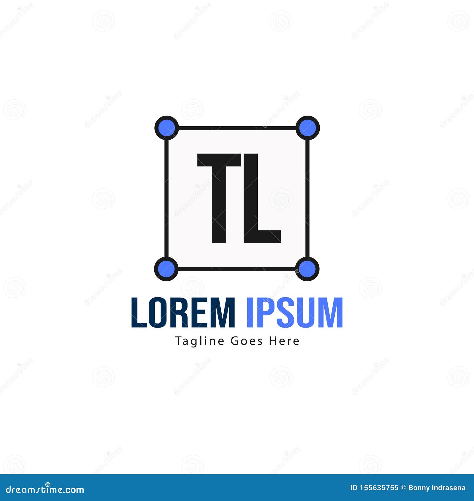 Initial TL Logo Template with Modern Frame. Minimalist TL Letter Logo ...