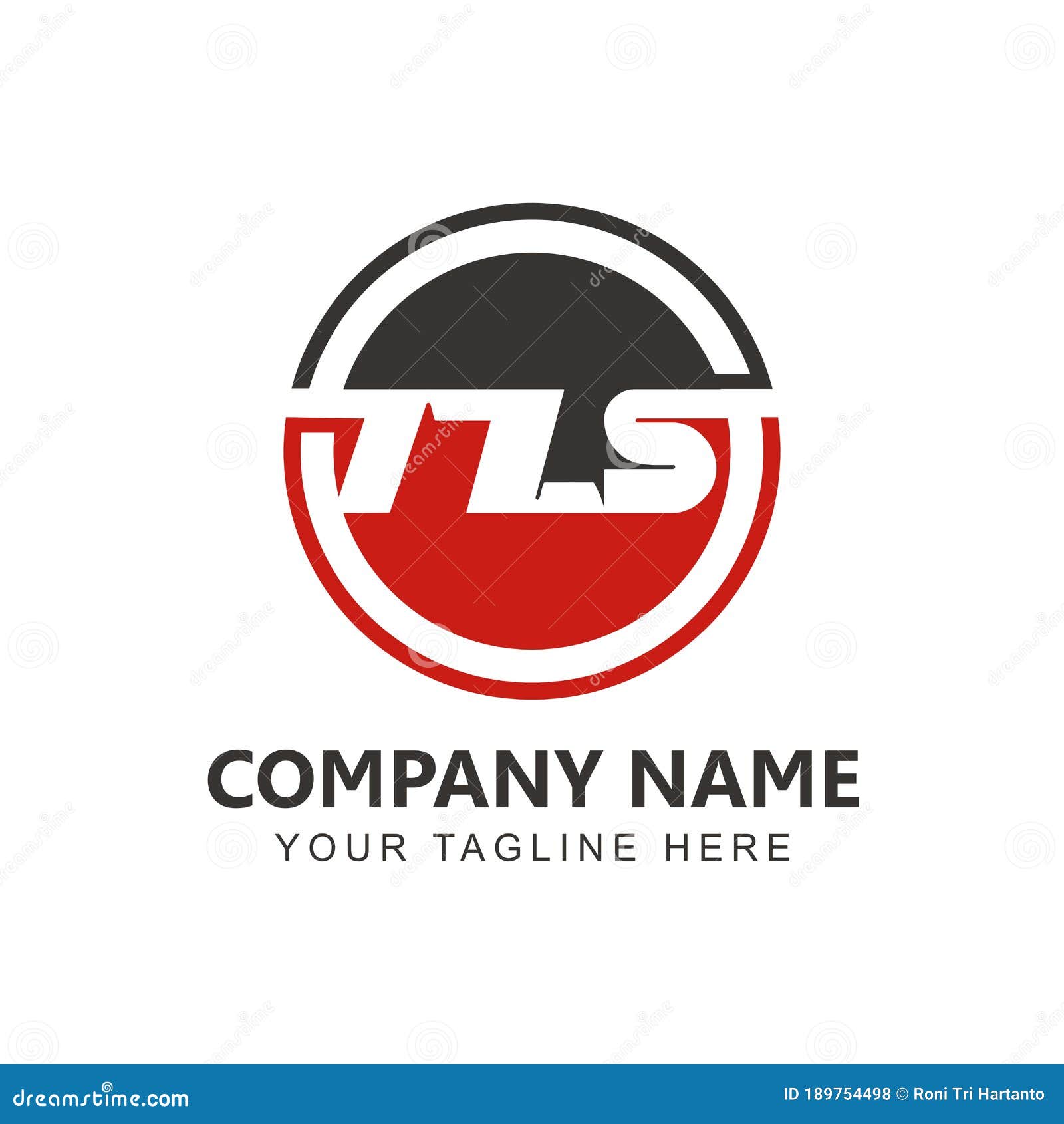 Initial TLS Logo Monogram Design Modern Template Stock Vector ...