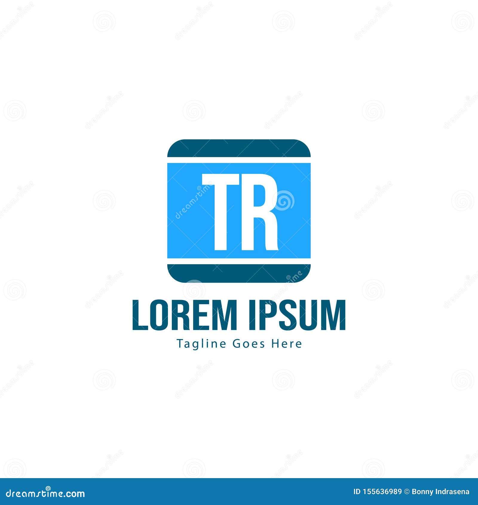 Initial TR Logo Template with Modern Frame. Minimalist TR Letter Logo ...