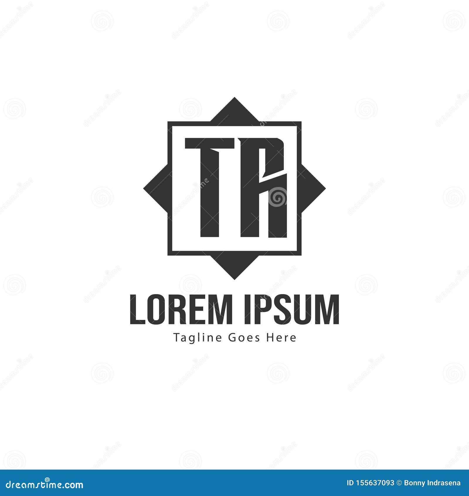 Initial TR Logo Template with Modern Frame. Minimalist TR Letter Logo ...