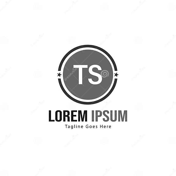 Initial TS Logo Template with Modern Frame. Minimalist TS Letter Logo ...