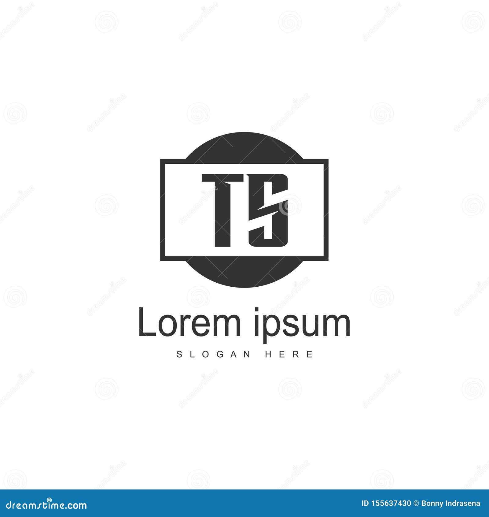 Initial TS Logo Template with Modern Frame. Minimalist TS Letter Logo ...