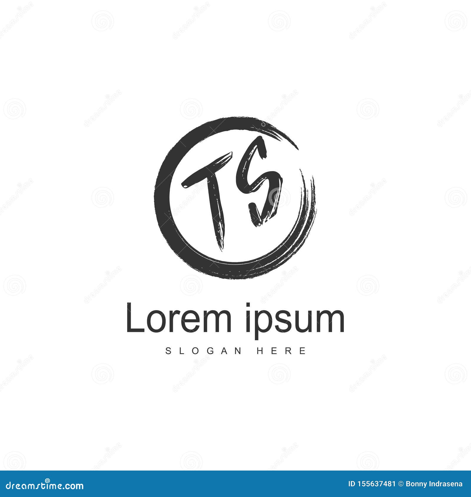 Initial TS Logo Template with Modern Frame. Minimalist TS Letter Logo ...